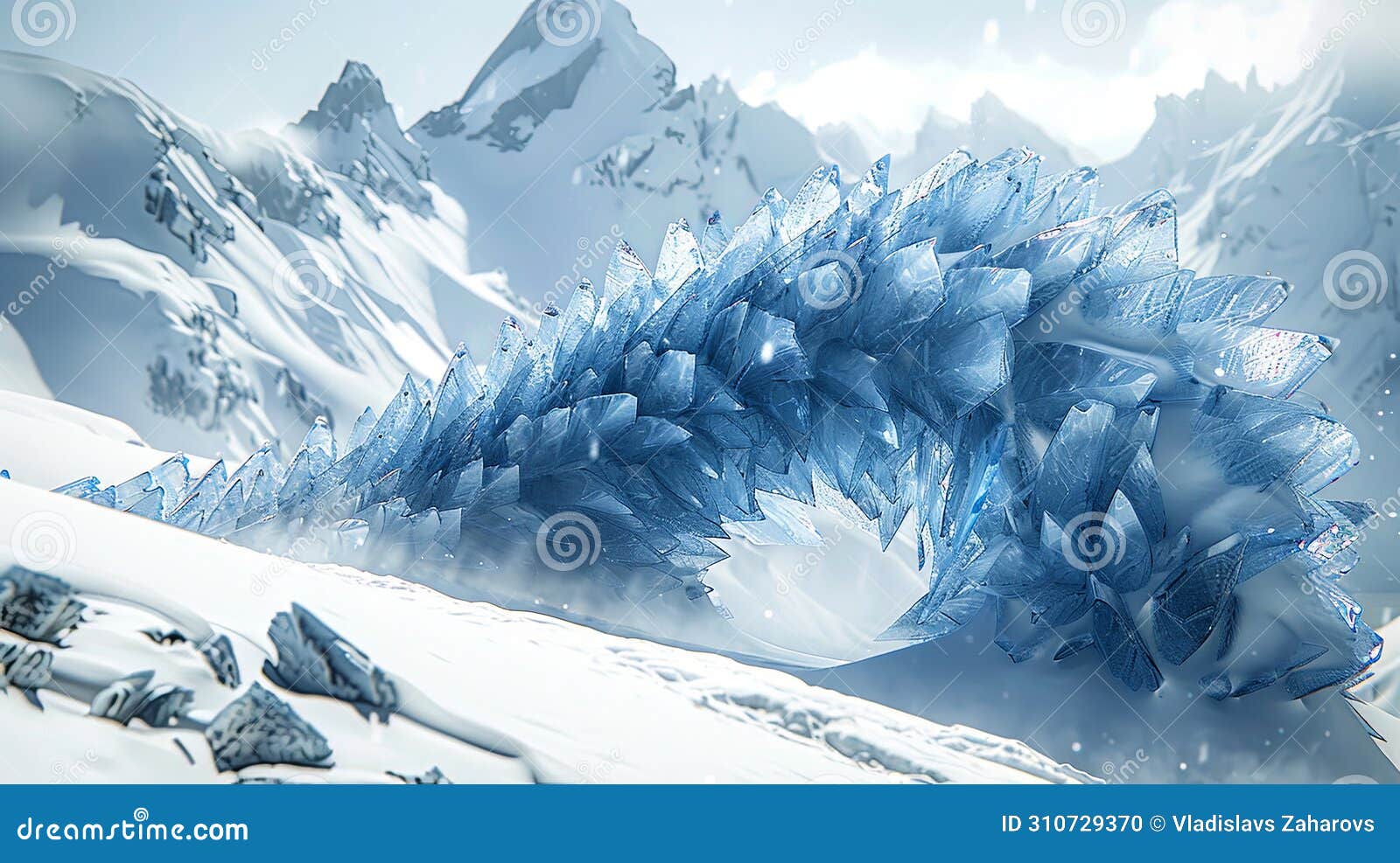 Magic Bridge: a Curved Bridge Leading To Heaven, Surrounded by ...