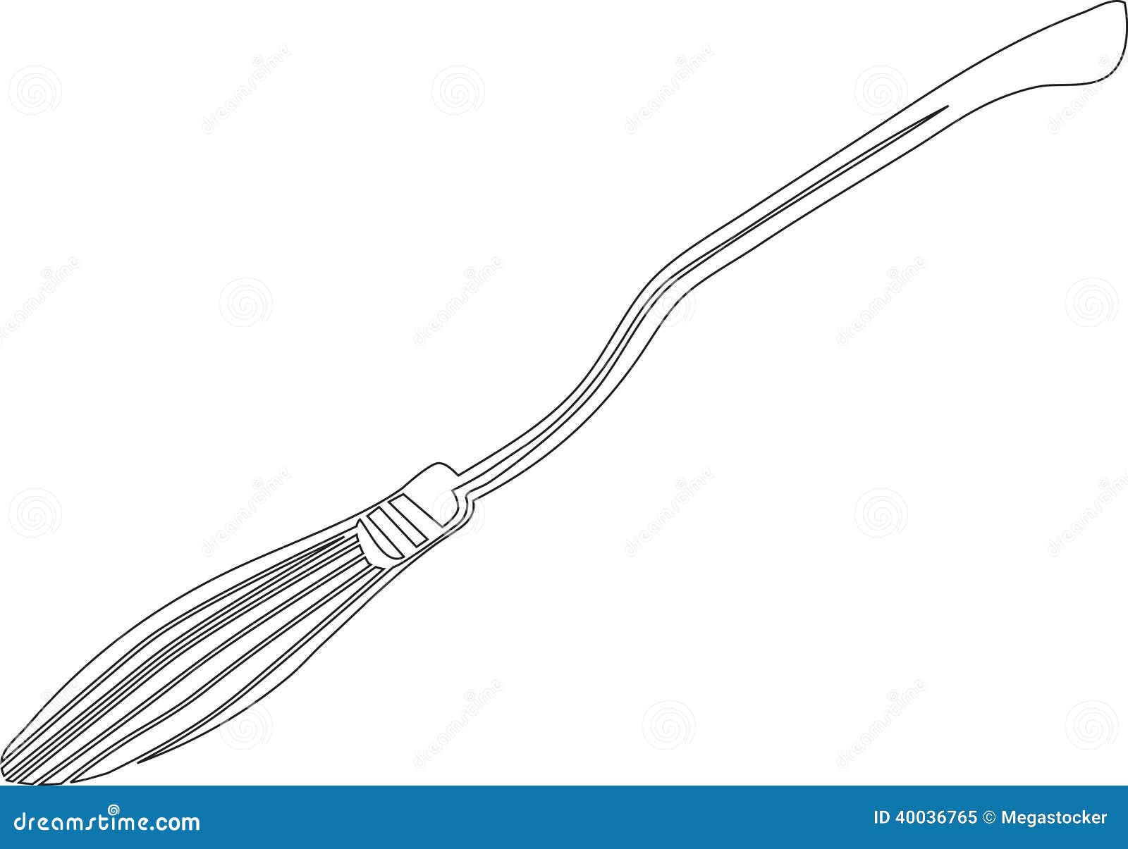 Nimbus 2000 Broom Stick Coloring Sheet