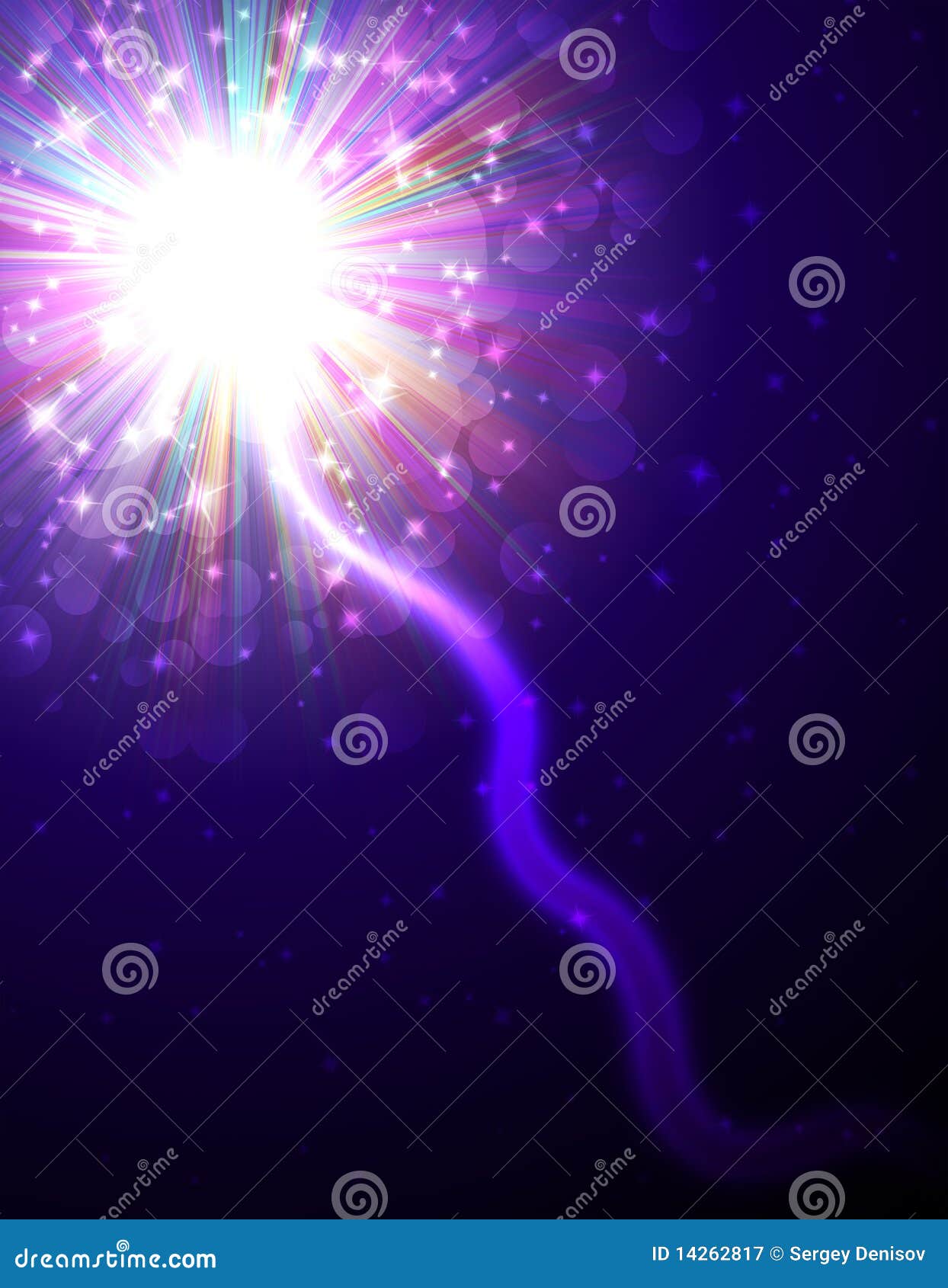 Magic burst stock illustration. Illustration of yellow - 14262817