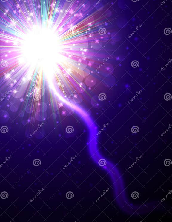 Magic burst stock illustration. Illustration of yellow - 14262817