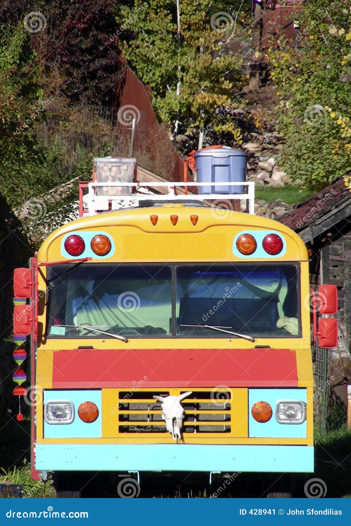 Magic Bus stock image. Image of housing, living, conversion - 428941