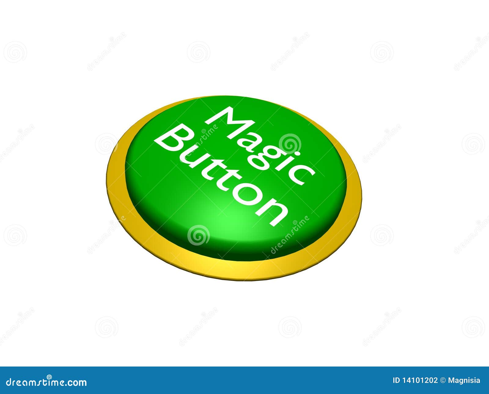 Magic Button stock illustration. Illustration of computer - 14101202