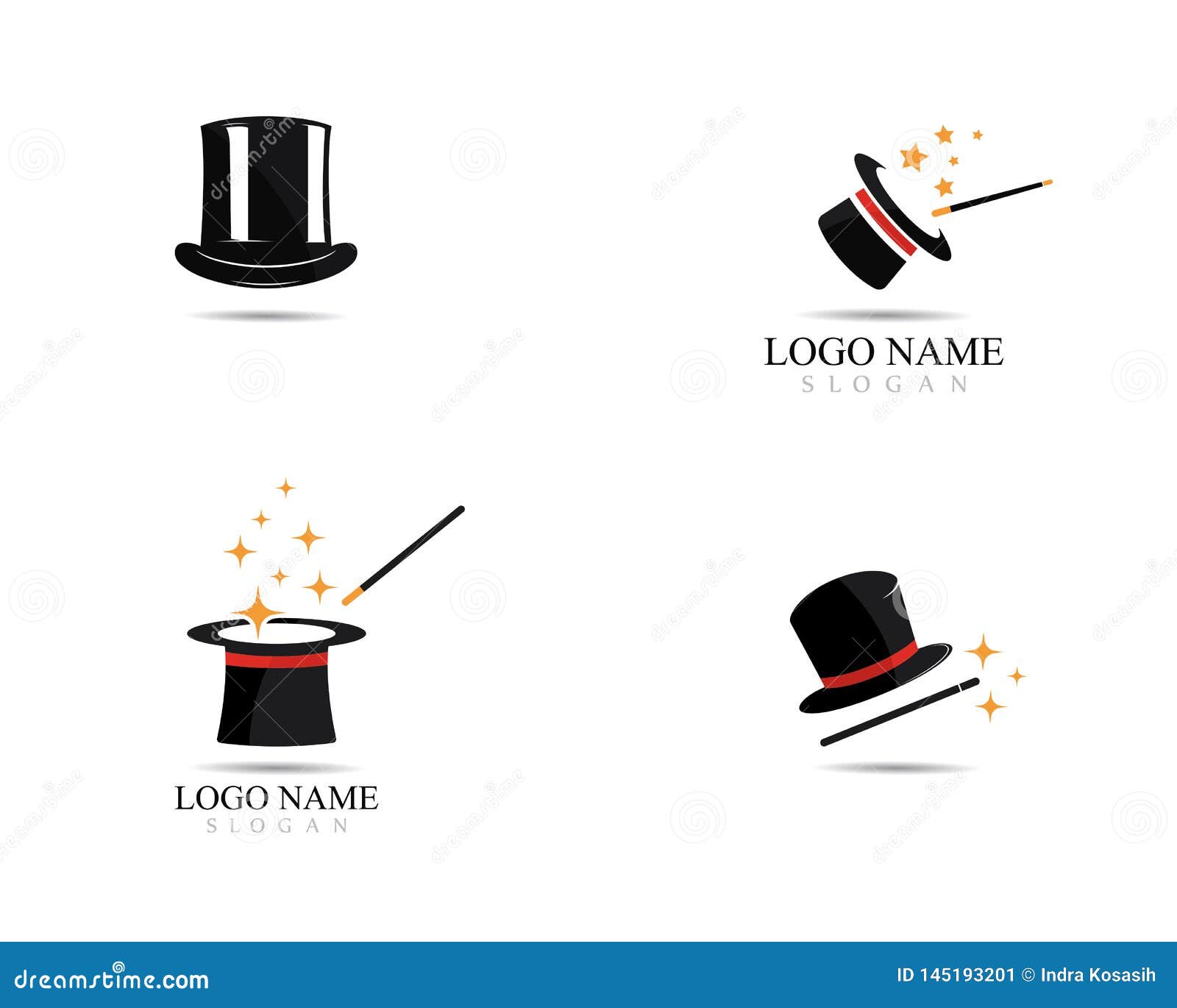 Magic Cap Logo Concept,vector Illustration Stock Vector - Illustration ...