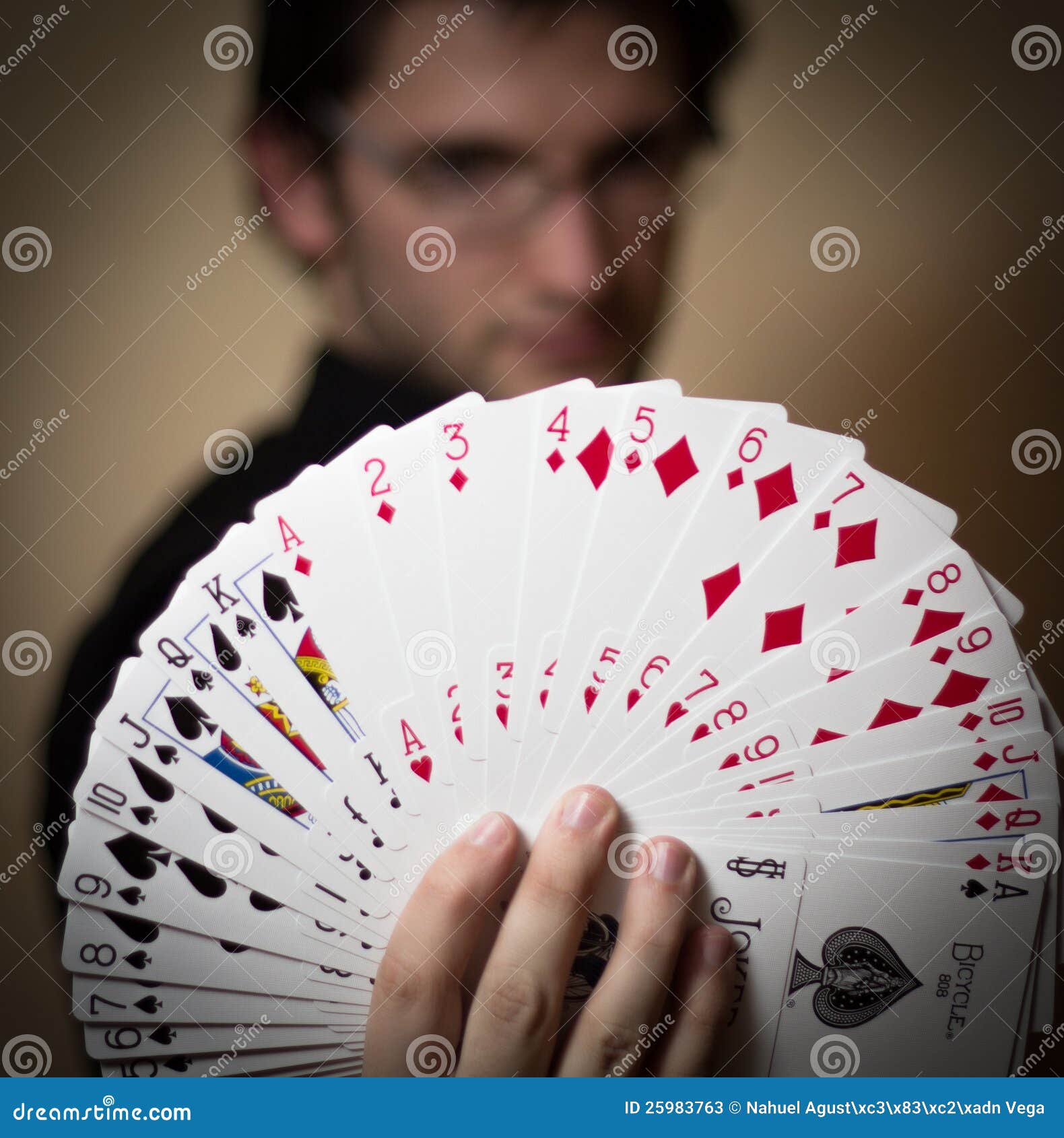 Magic Card stock image. Image of trick, magician, illusion - 25983763