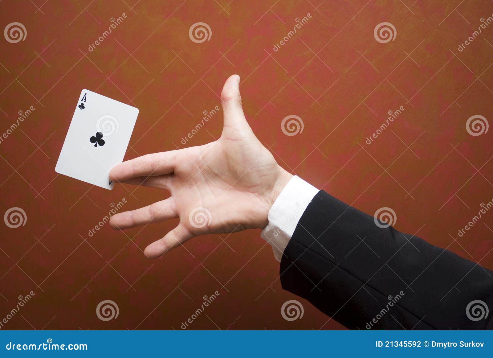 Magic card trick stock photo. Image of cards, card, performing - 21345592