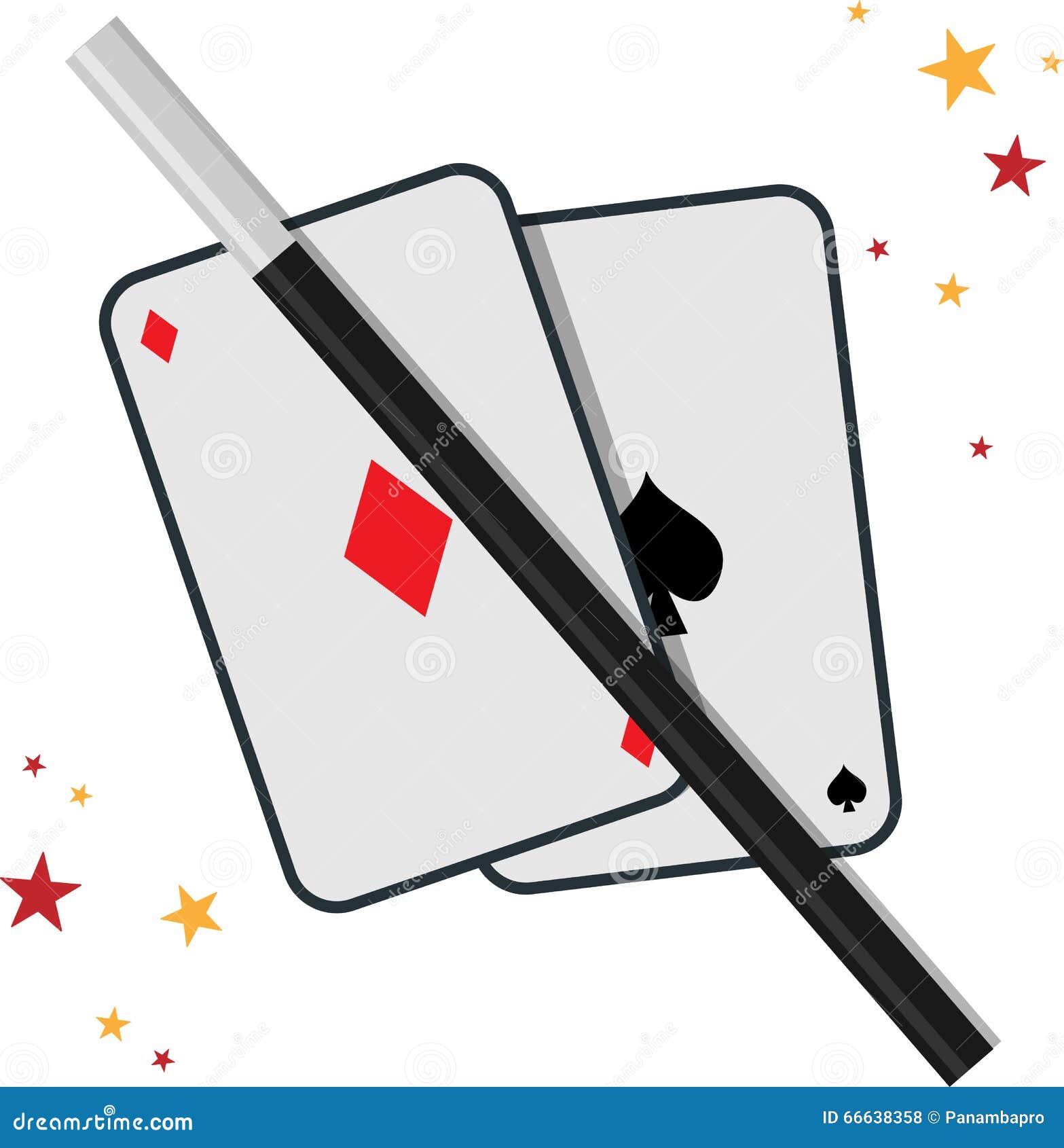 Magic cards stock vector. Illustration of play, sorcerer - 66638358