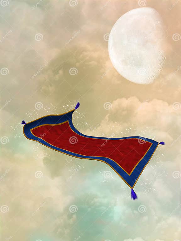 Magic carpet stock illustration. Illustration of fantasy - 17337110