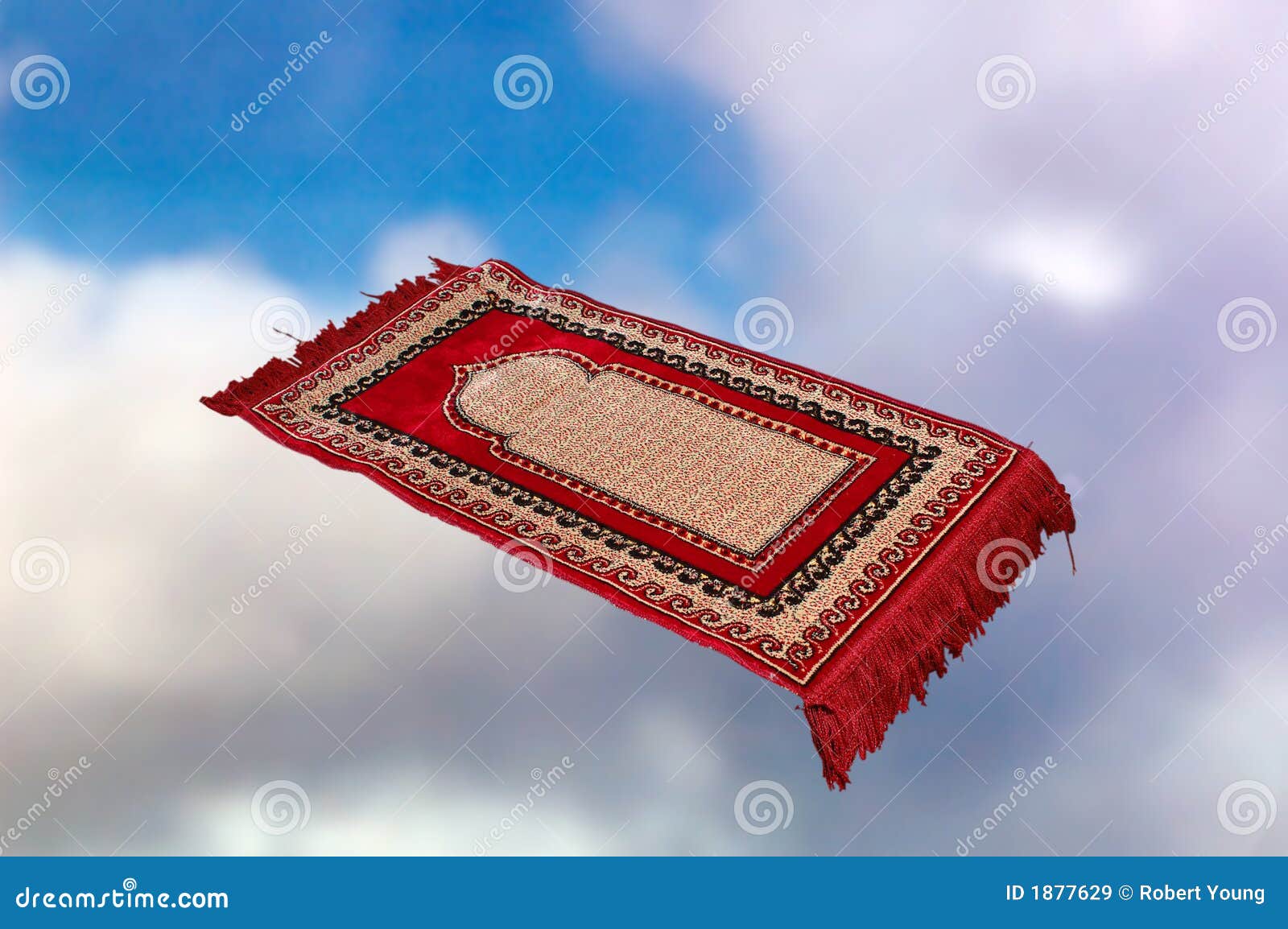 Magic carpet in the clouds stock image. Image of transportation - 1877629