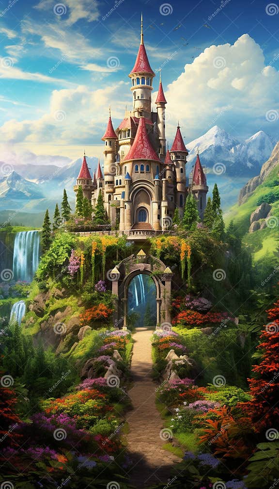 Magic Castle an Image of a Magic Castle Surrounded by _008 Stock ...