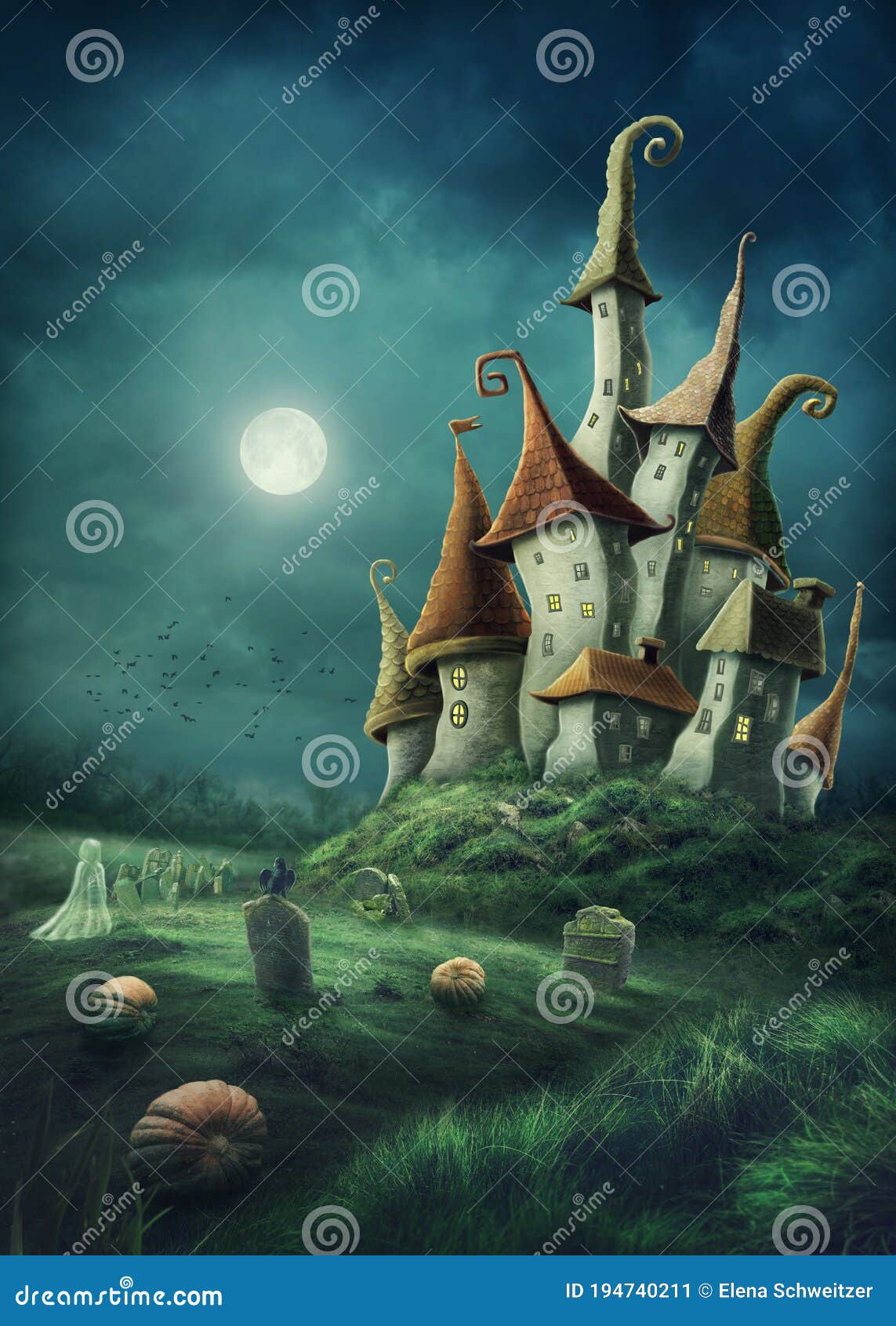 Magic Castle Cartoon Vector | CartoonDealer.com #27661509