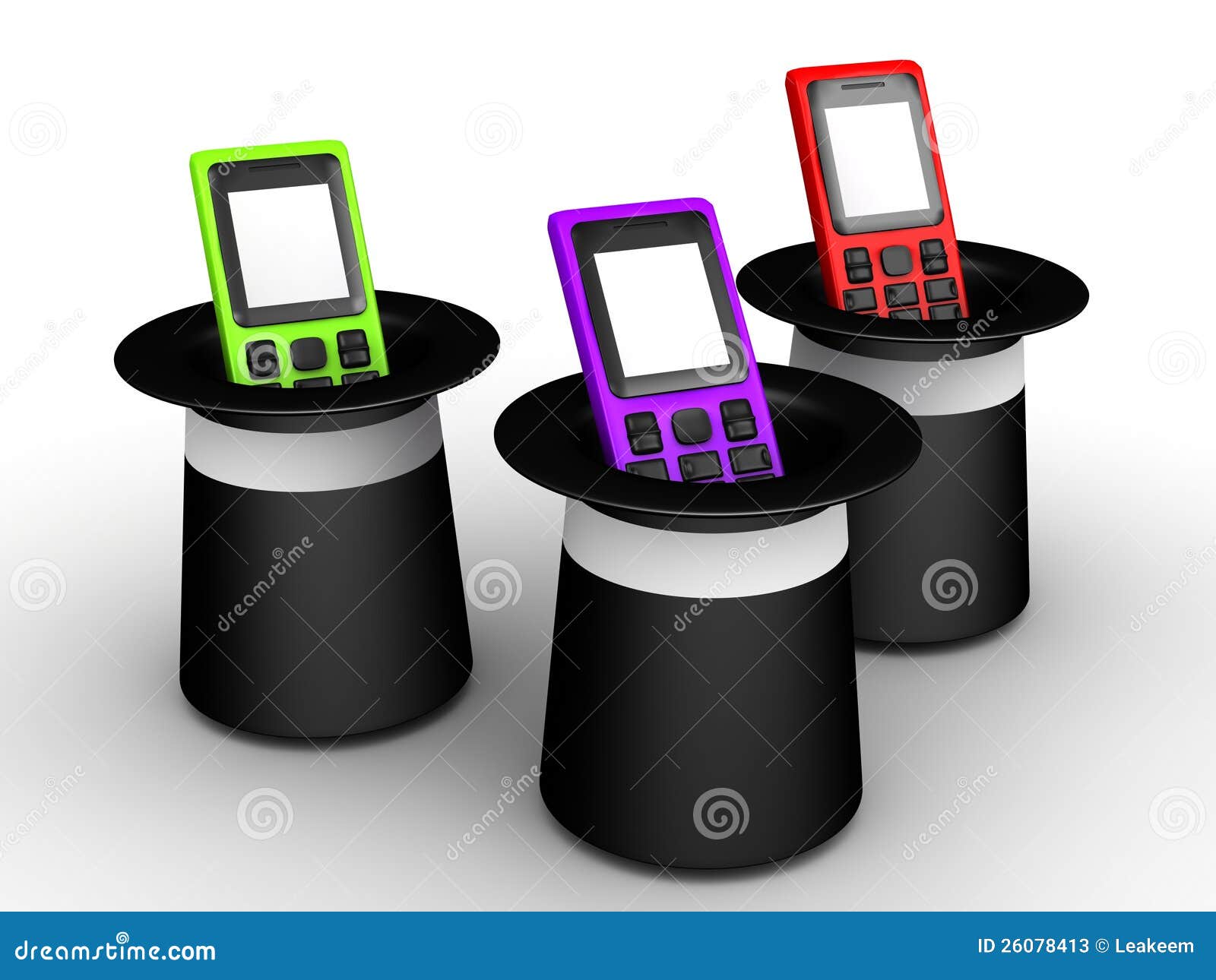 Magic Cellphones stock illustration. Illustration of cellphone - 26078413