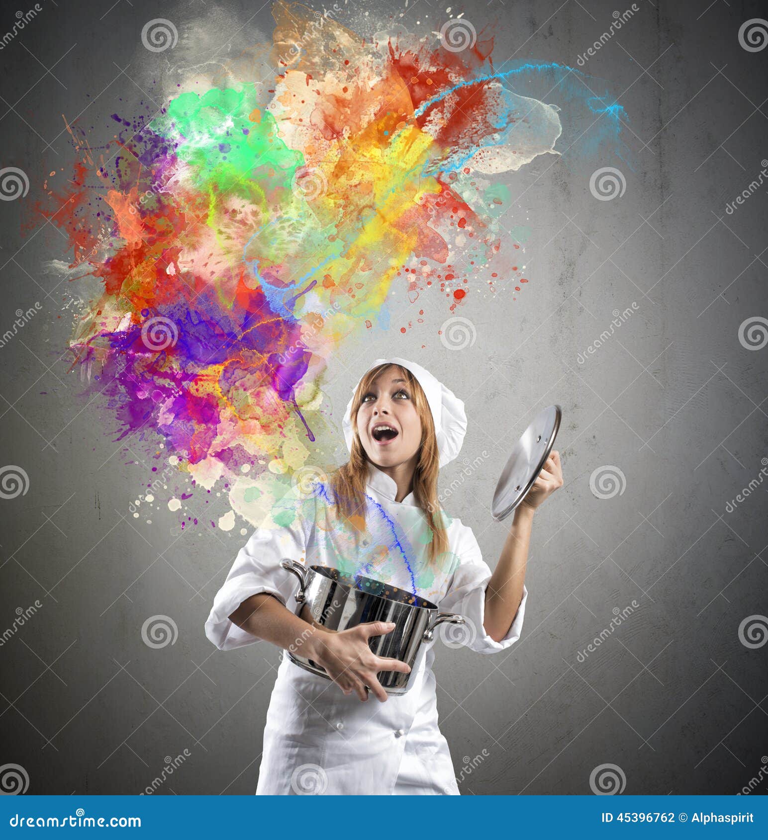 Magic chef stock photo. Image of beatiful, beauty, colorful - 45396762