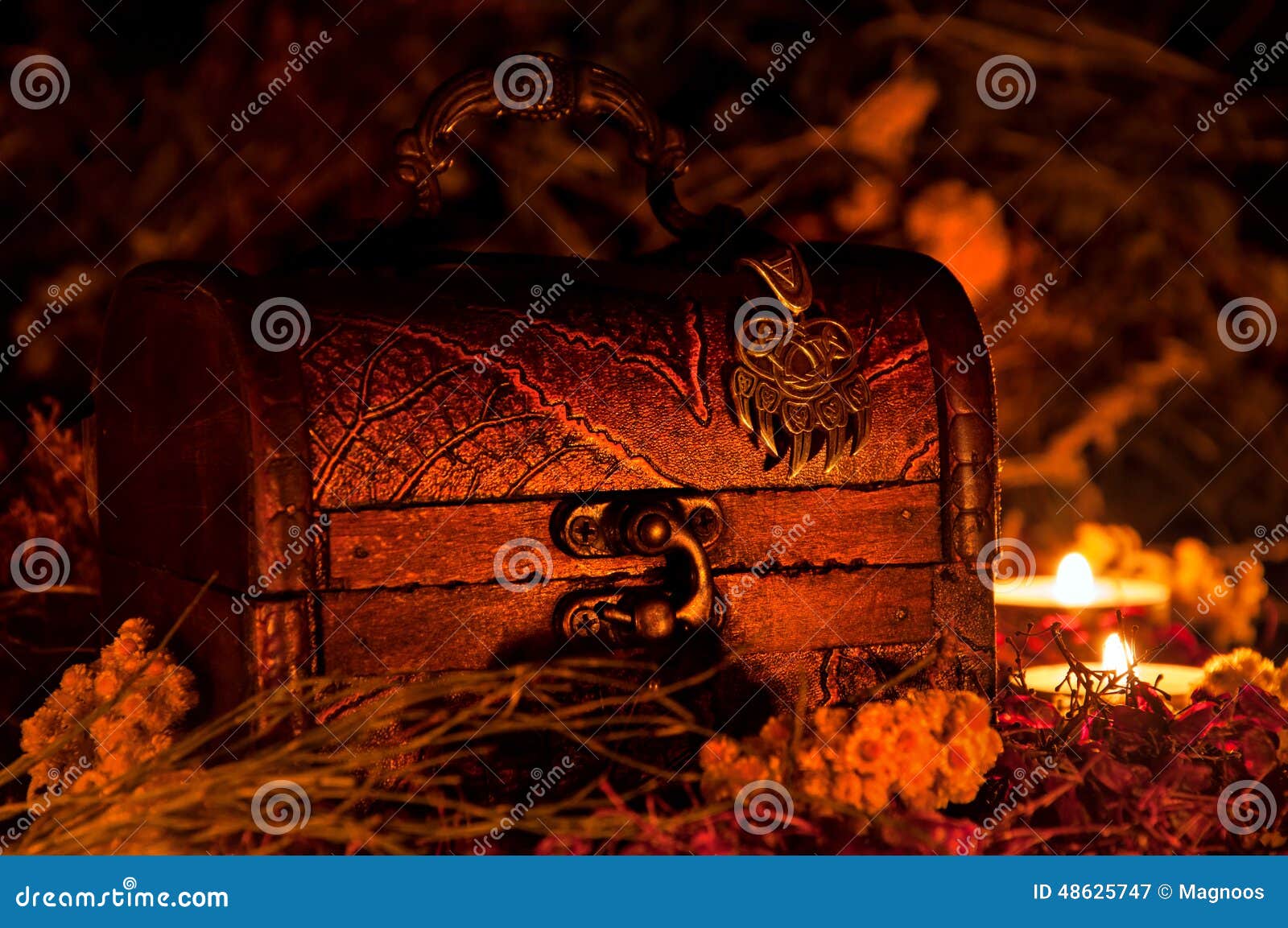 Magic chest stock image. Image of black, close, calabash - 48625747