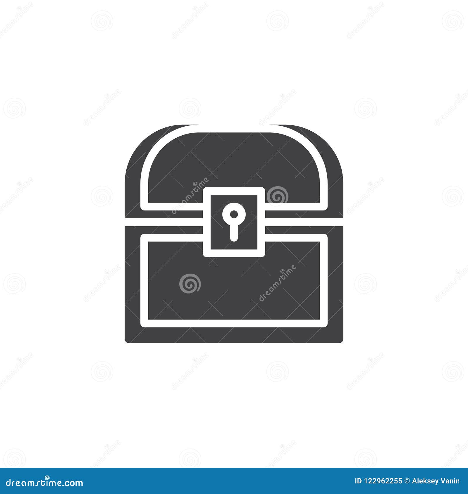 Magic chest vector icon stock vector. Illustration of magic - 122962255