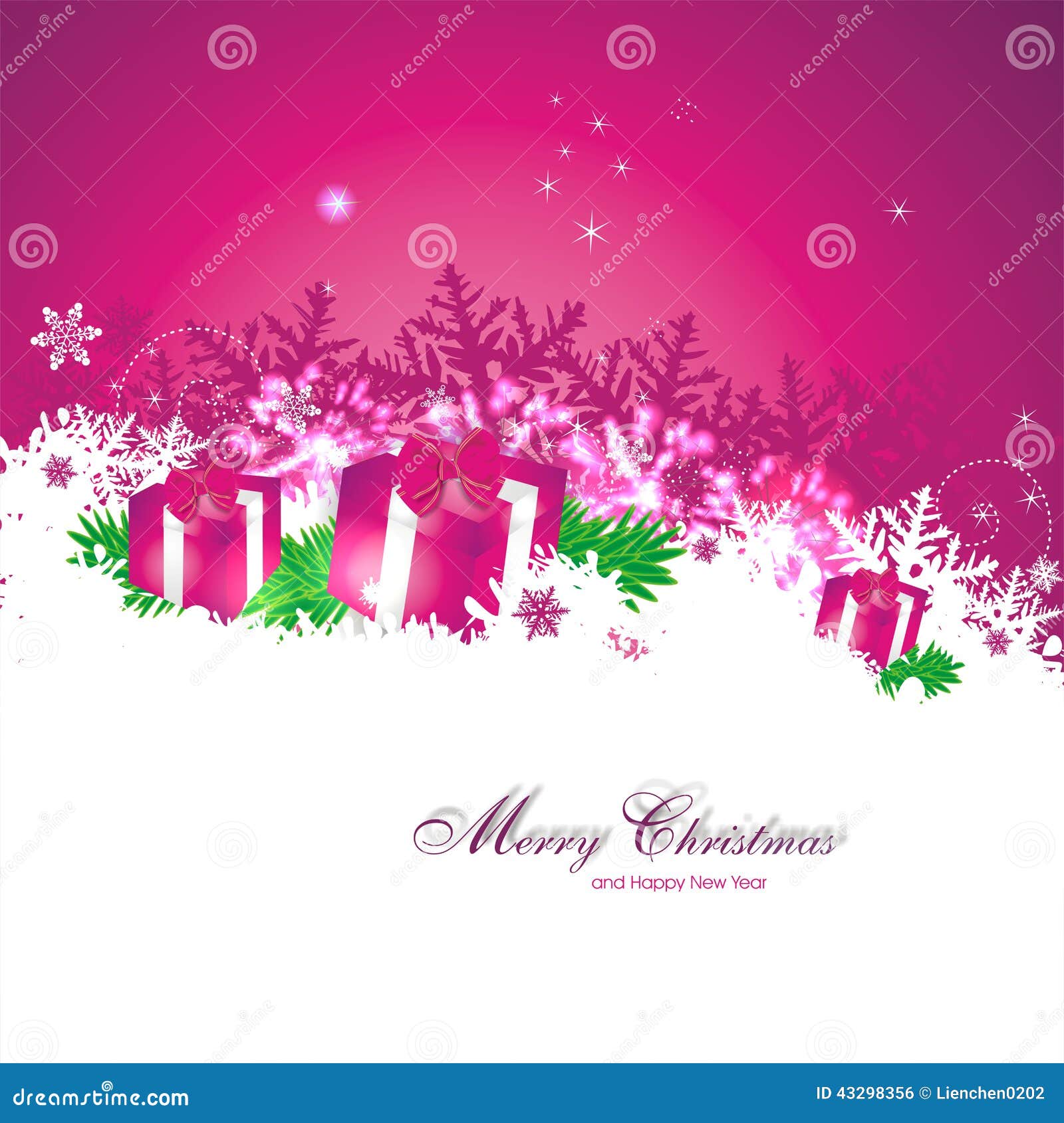 Magic christmas background stock vector. Illustration of celebrate ...