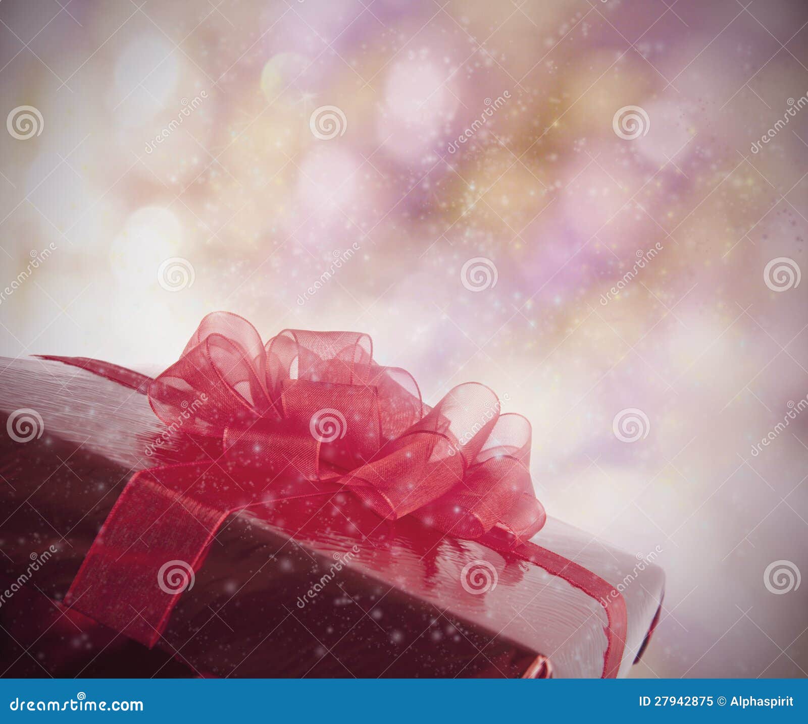 Magic Christmas present stock image. Image of event, shine - 27942875