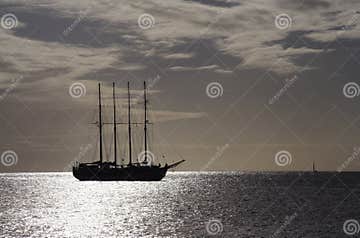 Magic Clipper stock photo. Image of boat, glow, evening - 910184
