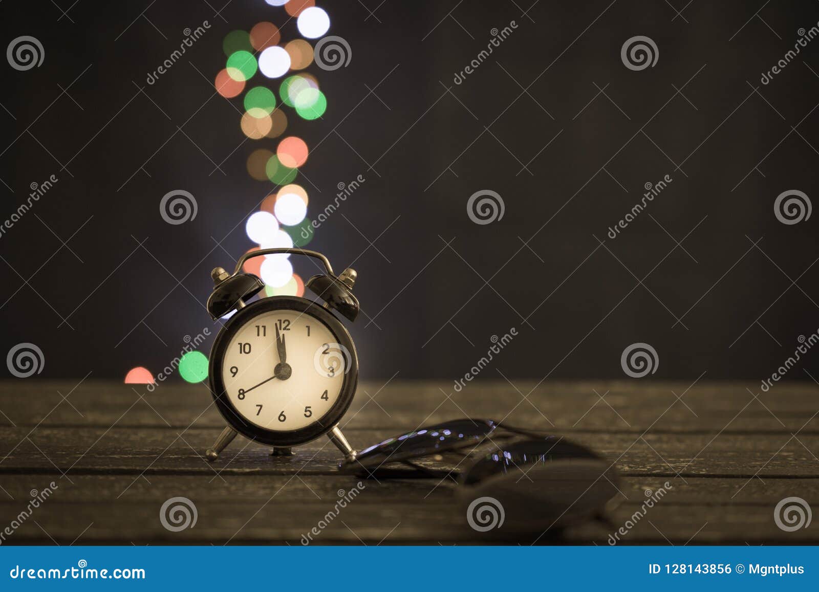 Magic clock and glasses stock photo. Image of retro - 128143856