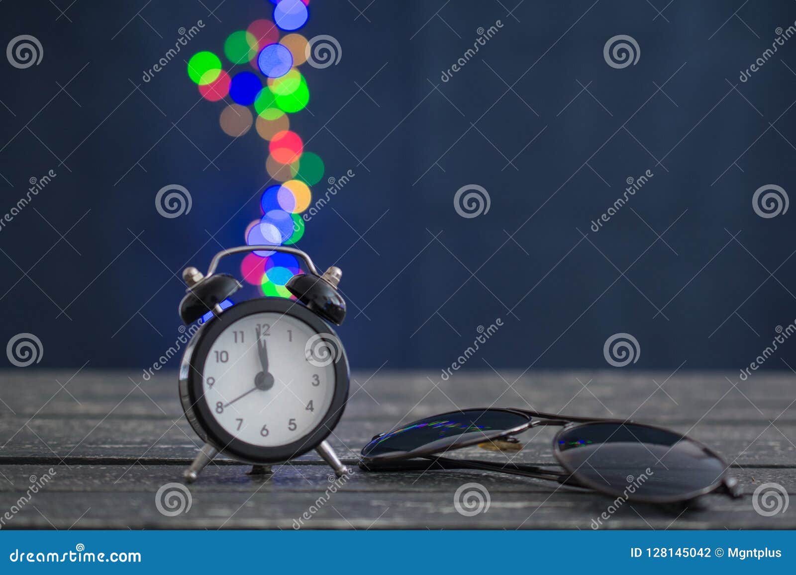 Magic clock and glasses stock photo. Image of magic - 128145042