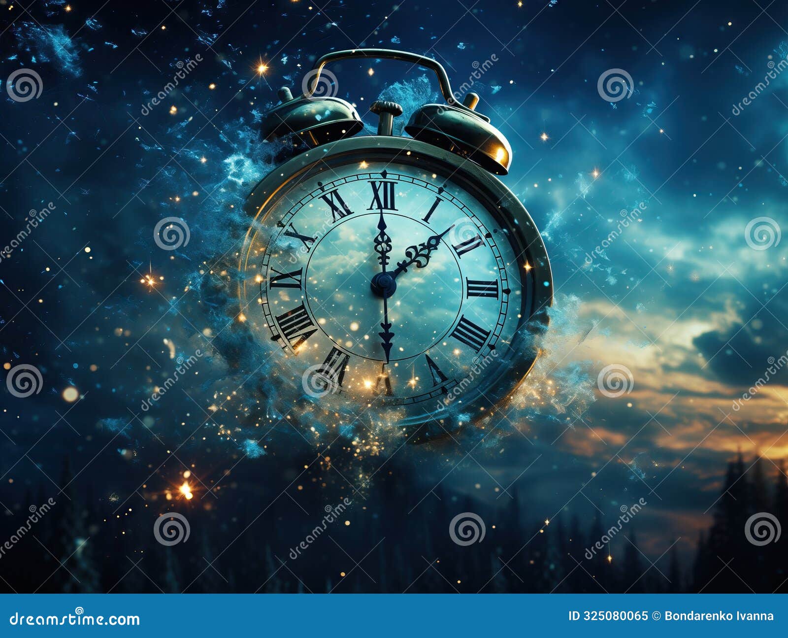 Magic Clock Royalty-Free Stock Photo | CartoonDealer.com #3739671