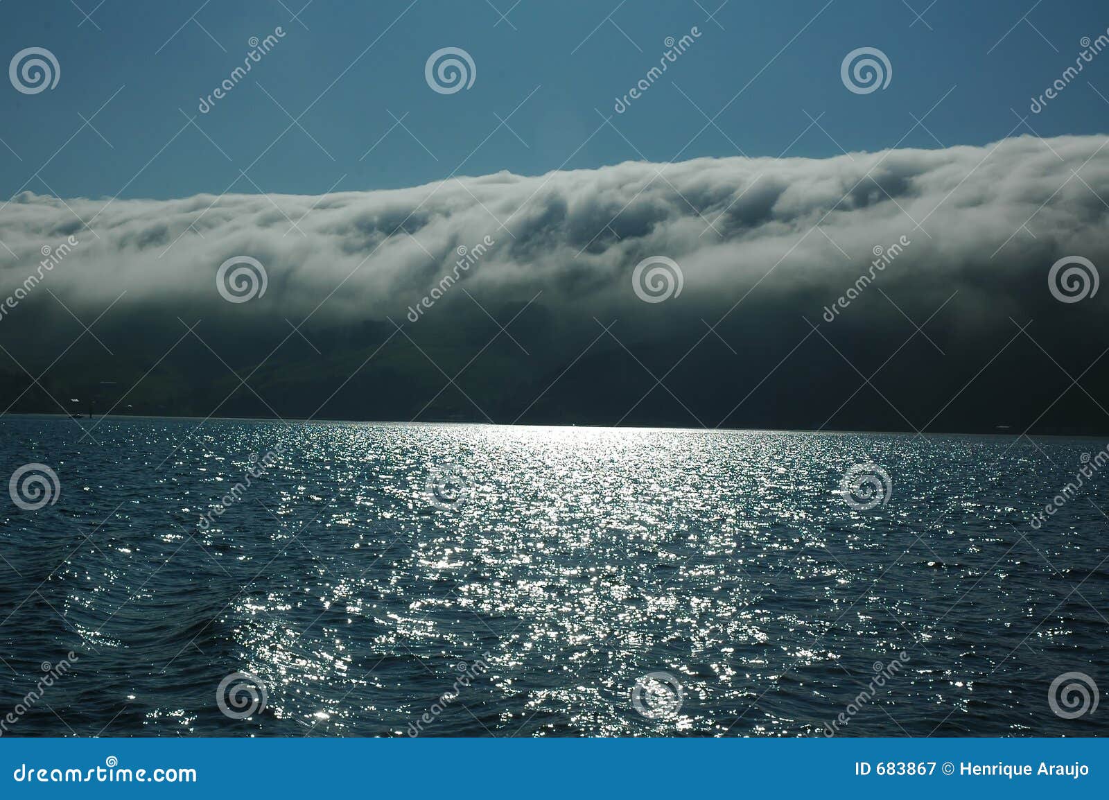 Magic clouds stock image. Image of landscape, reflection - 683867