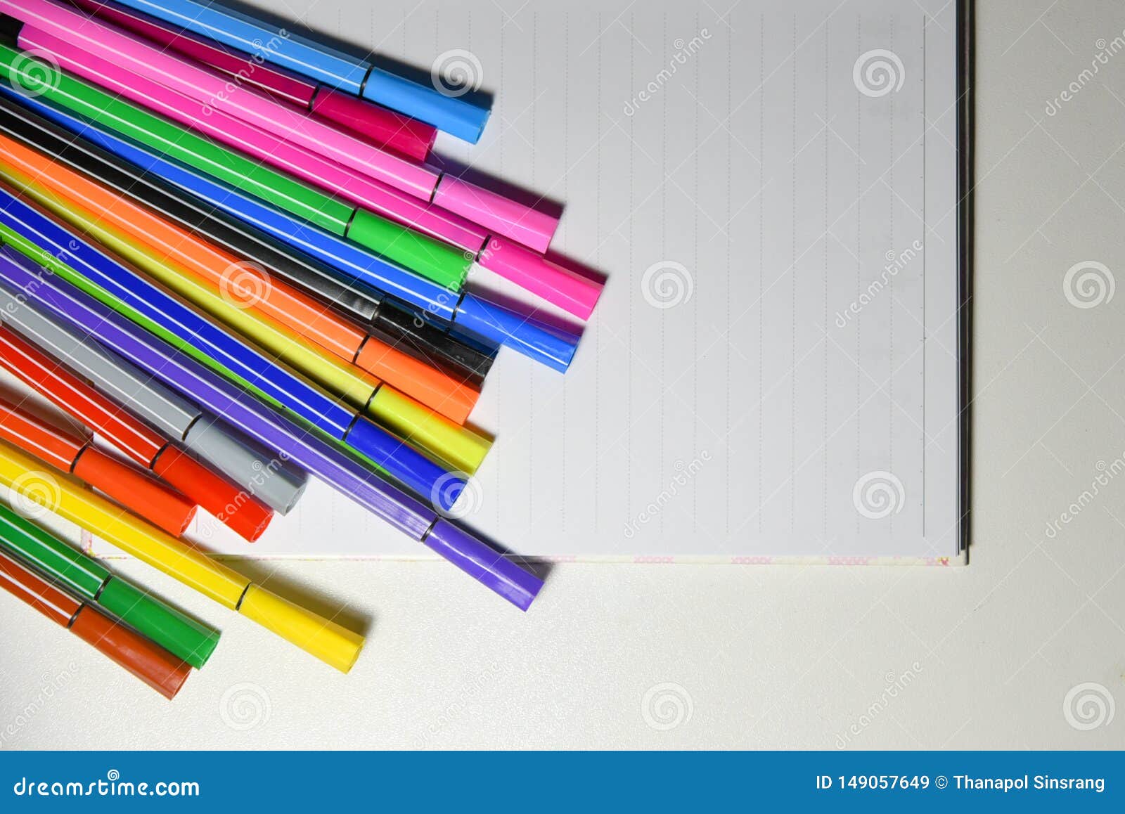 Magic Color for Drawing for Creativity Stock Image - Image of marker ...