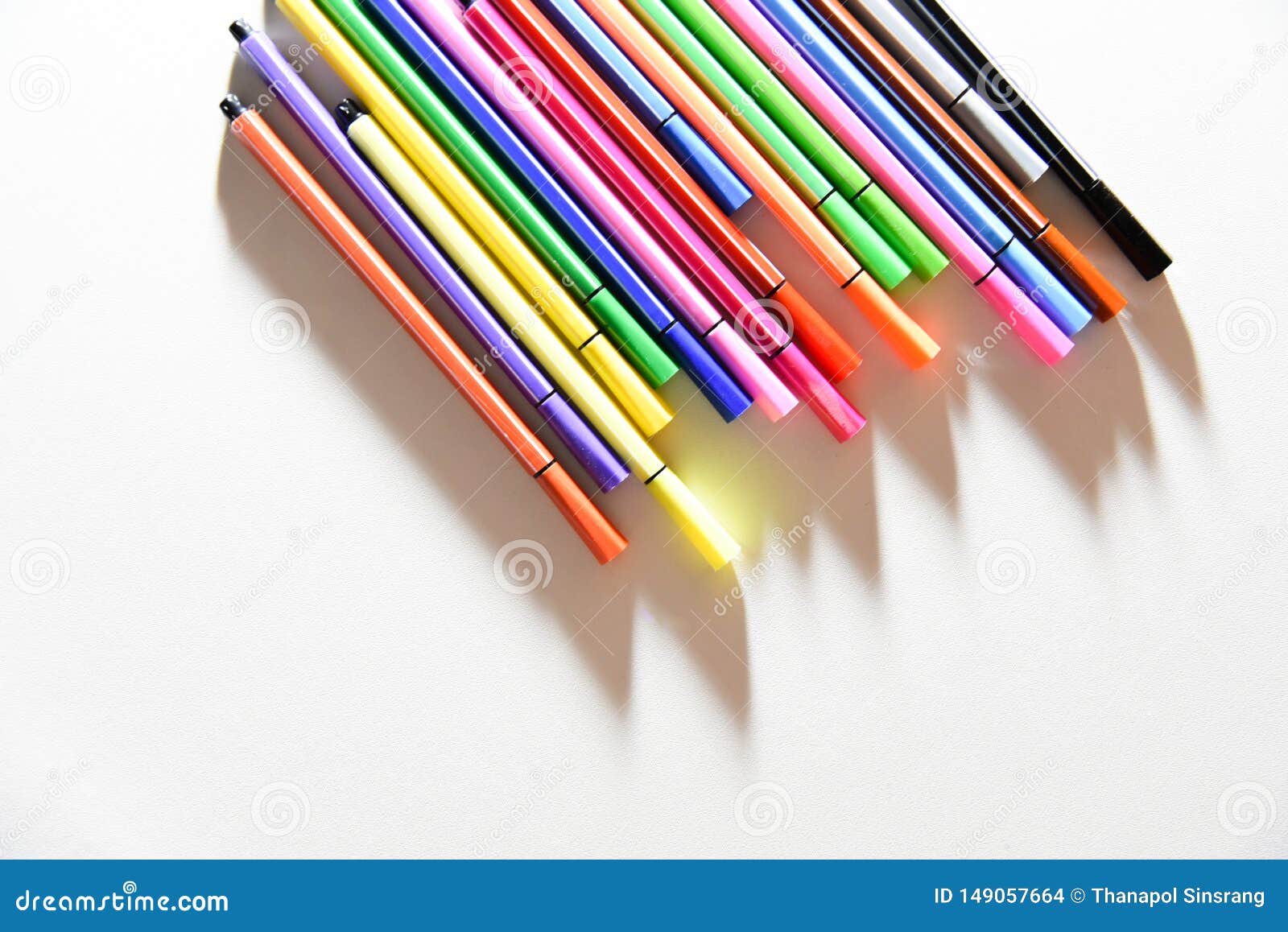 Magic Color for Drawing for Creativity Stock Photo - Image of school ...
