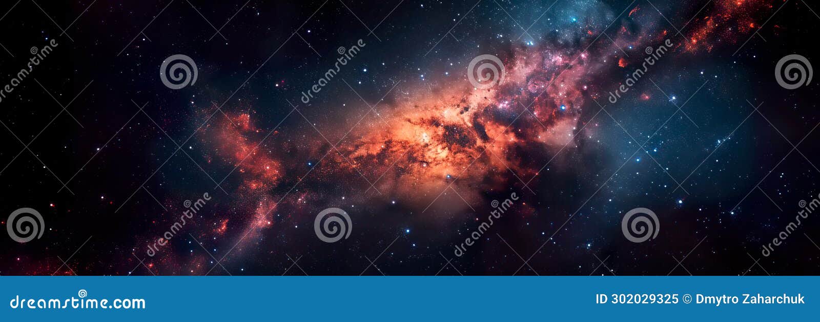 Magic Color Galaxy. Infinite Universe and Starry Night Stock Image ...