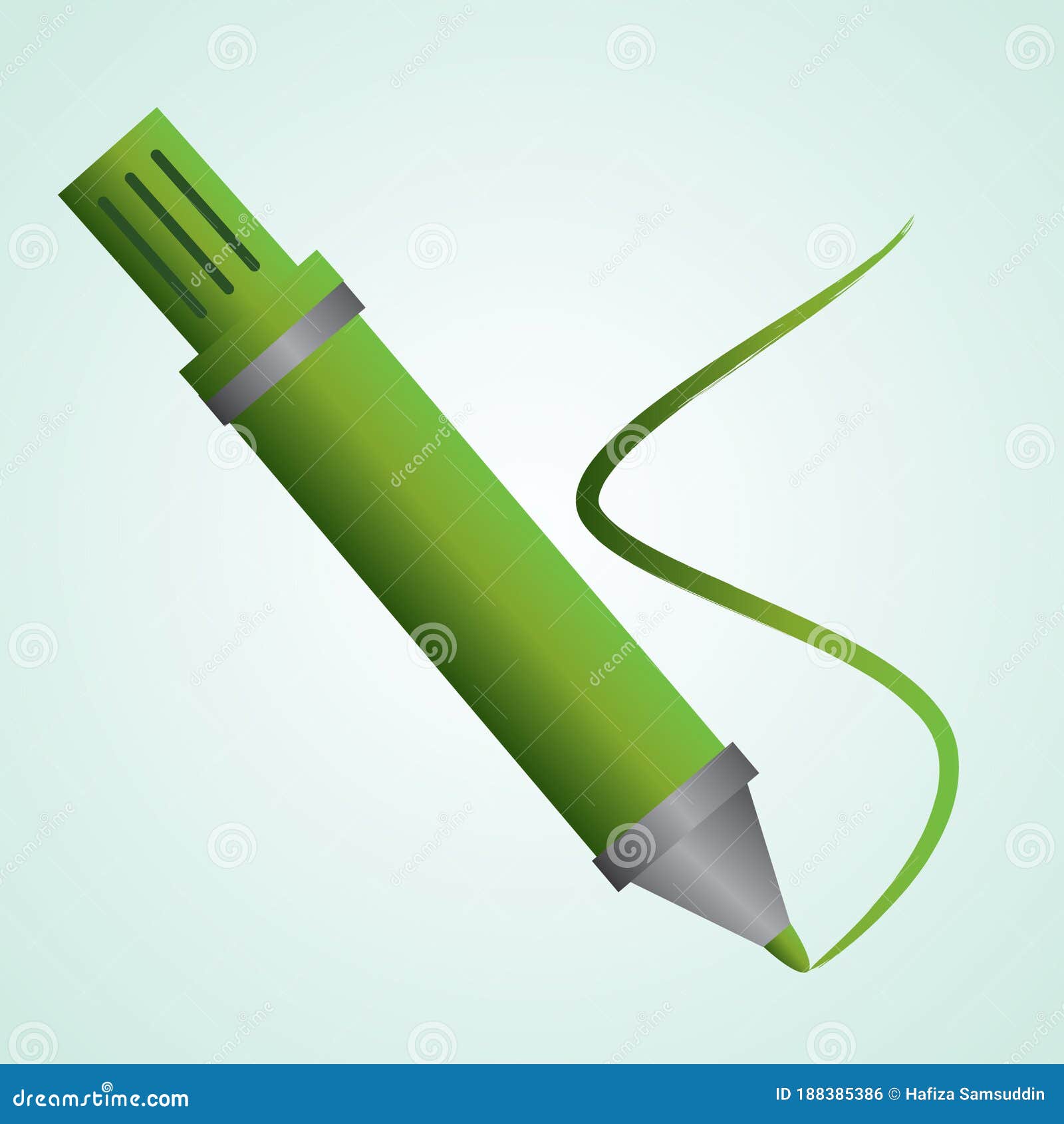 Magic Colour Pen. Vector Illustration Decorative Design Stock Vector ...