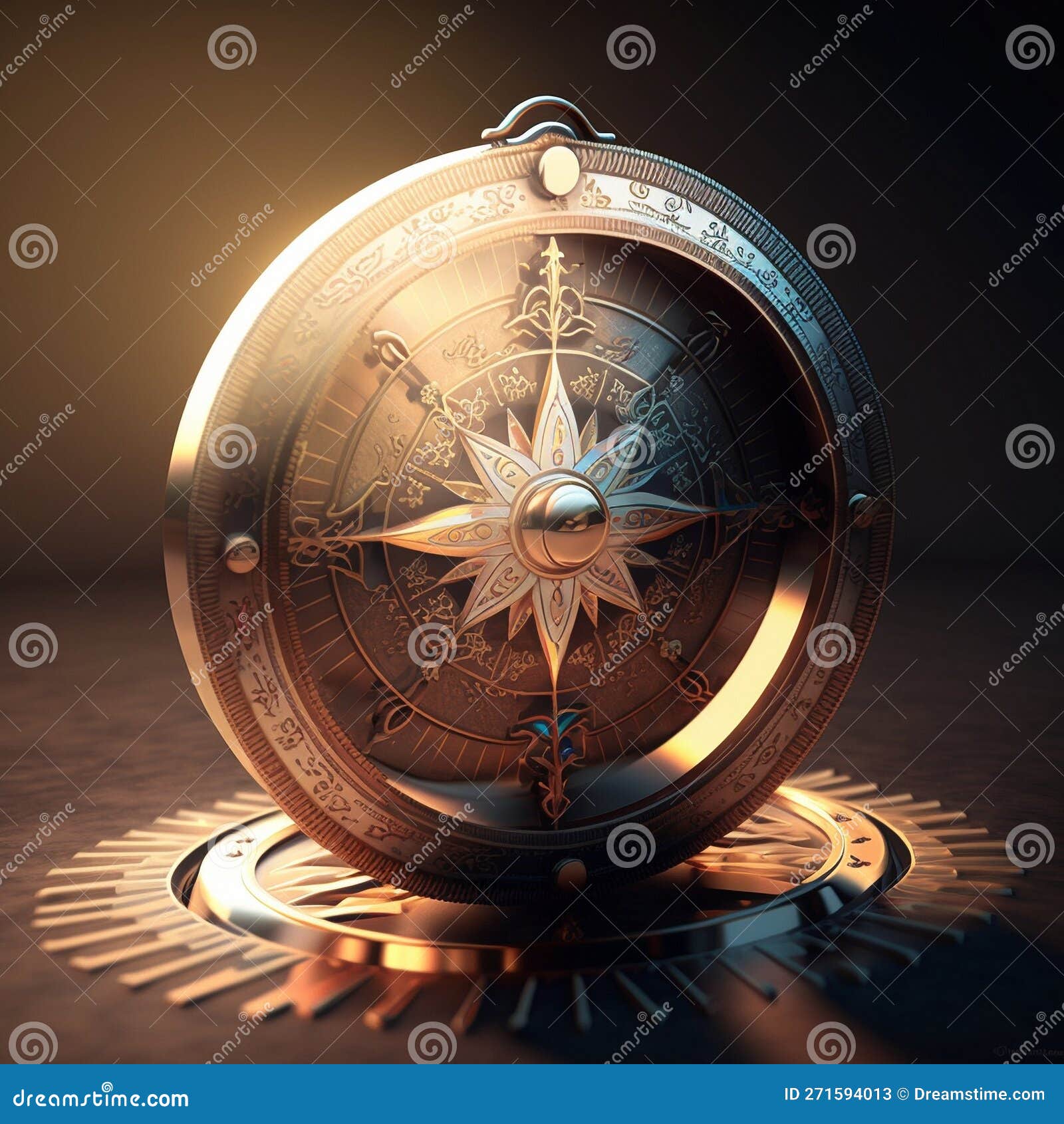 Magic Compass High Quality AI Illustration Stock Illustration ...