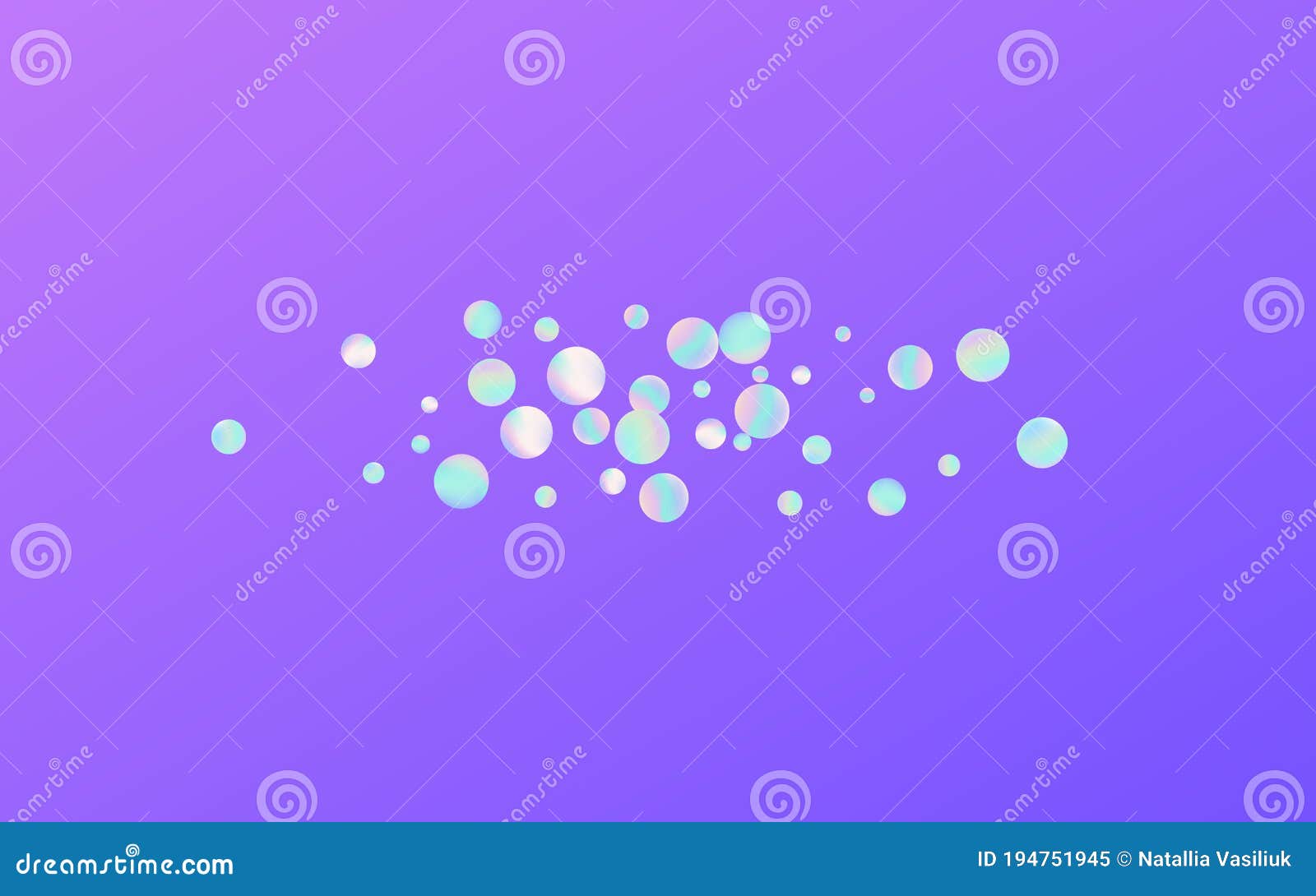 Magic Confetti Vector Blue Background. Gradient Stock Illustration ...