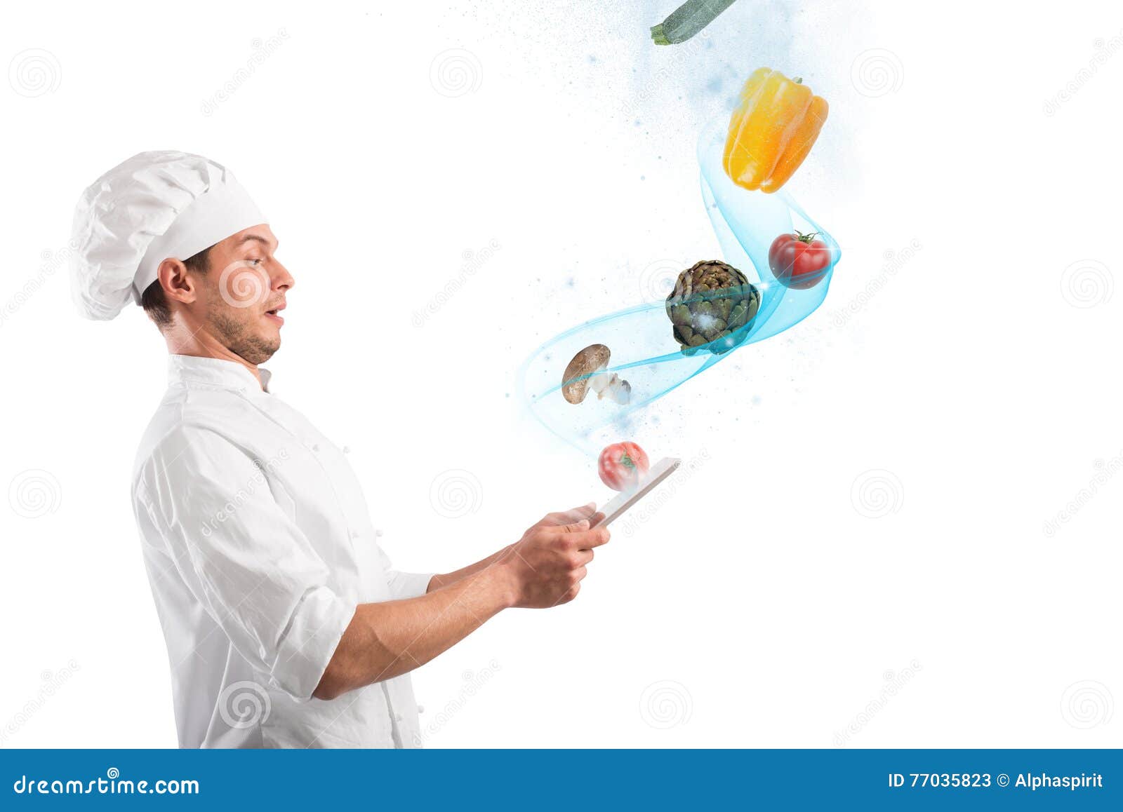 Magic Cooking Recipes on the Web Stock Image - Image of creativeness ...