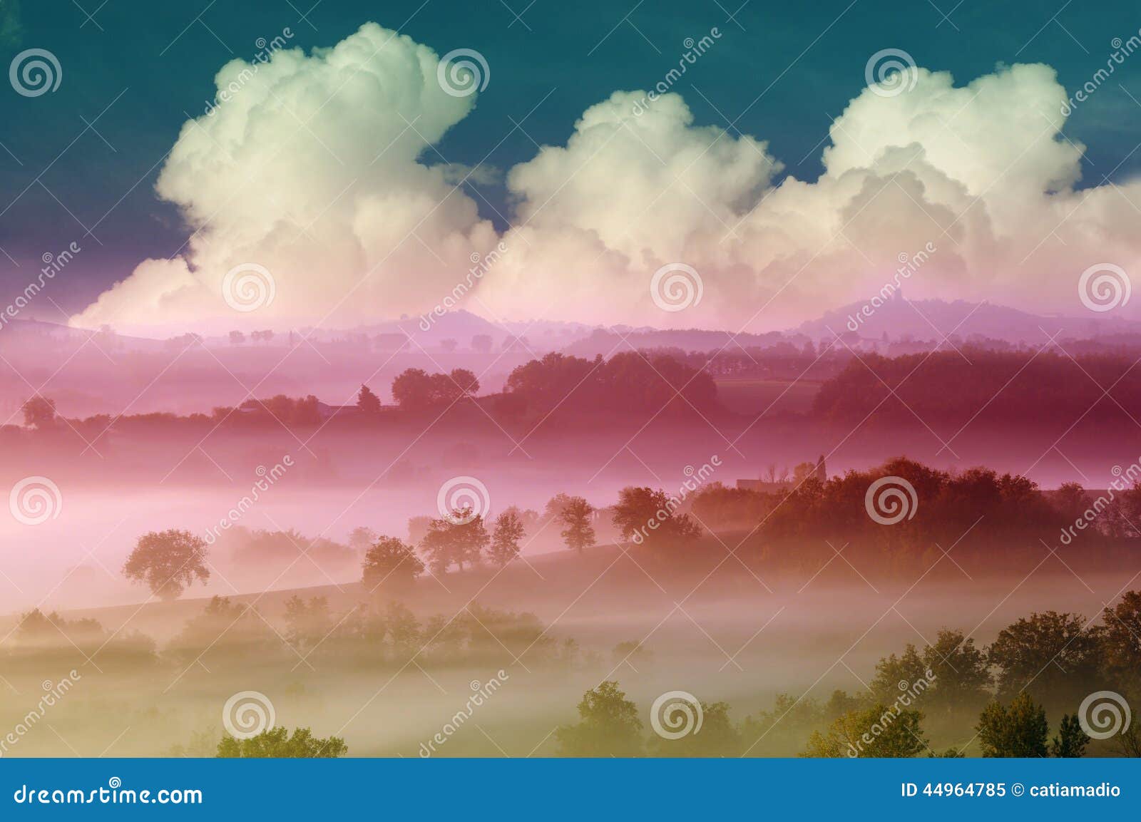 Magic country landscape stock image. Image of panorama - 44964785