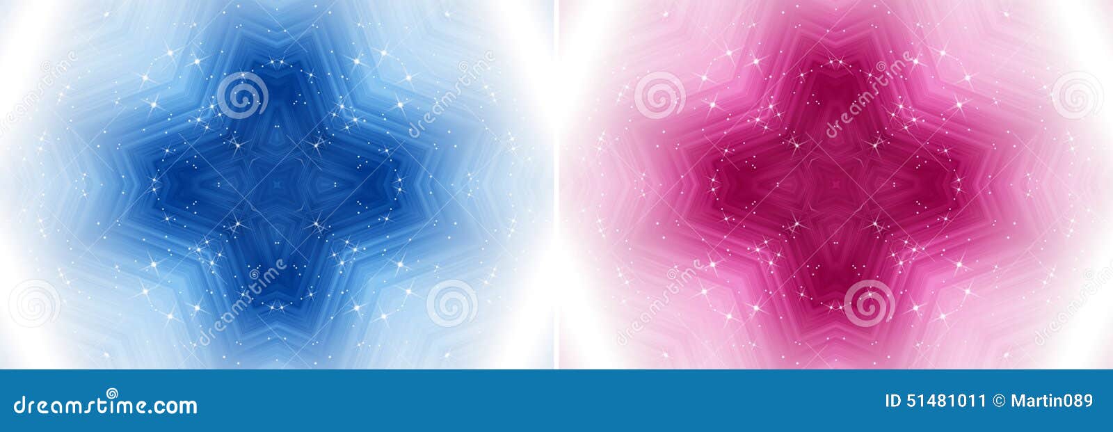 Magic Cross Background with Stars Stock Illustration - Illustration of ...