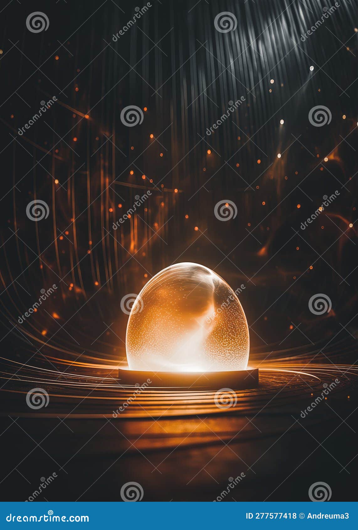 Magic Crystal Ball On A Dark Background Stock Photo | CartoonDealer.com ...