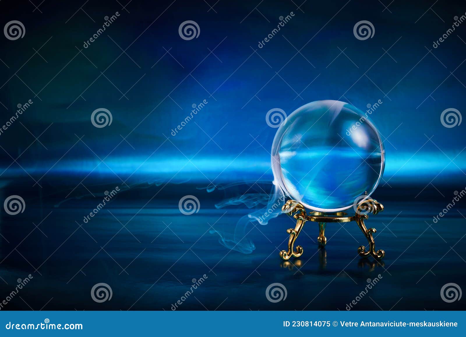 Magic Crystal Ball. Fortune Teller, Mind Power Concept. Stock Image ...