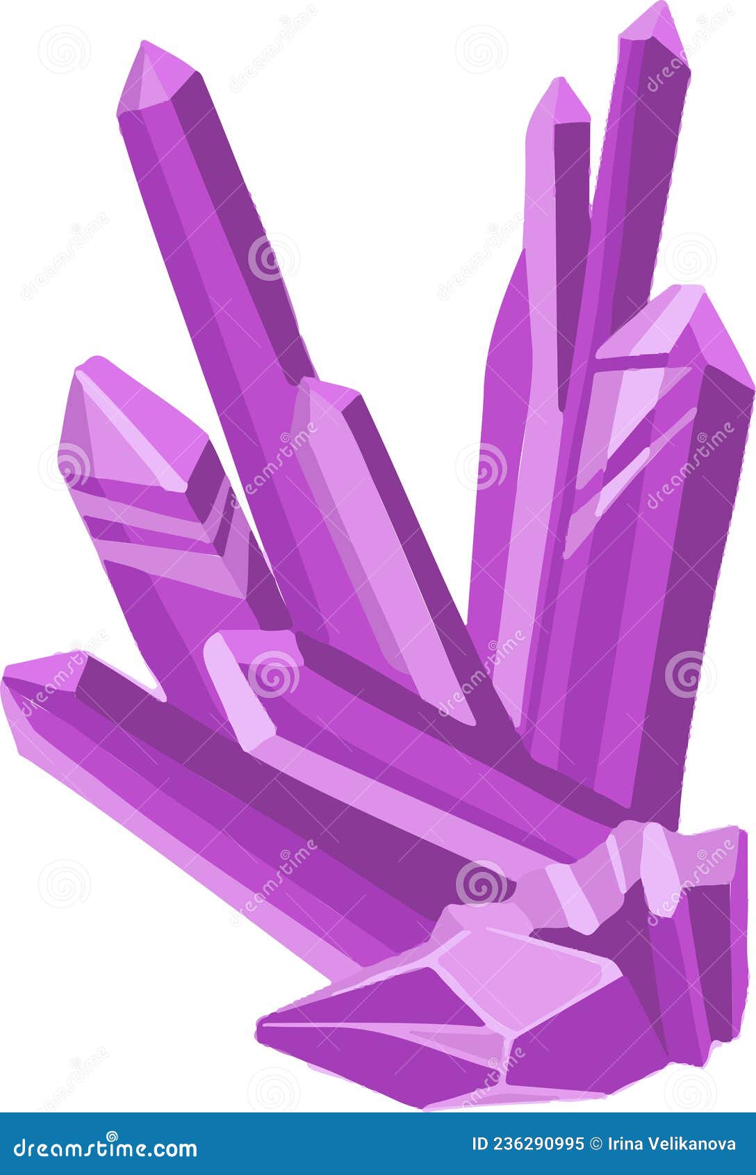 Magic Crystals Gems and Game Drawing Symbol Stock Vector - Illustration ...