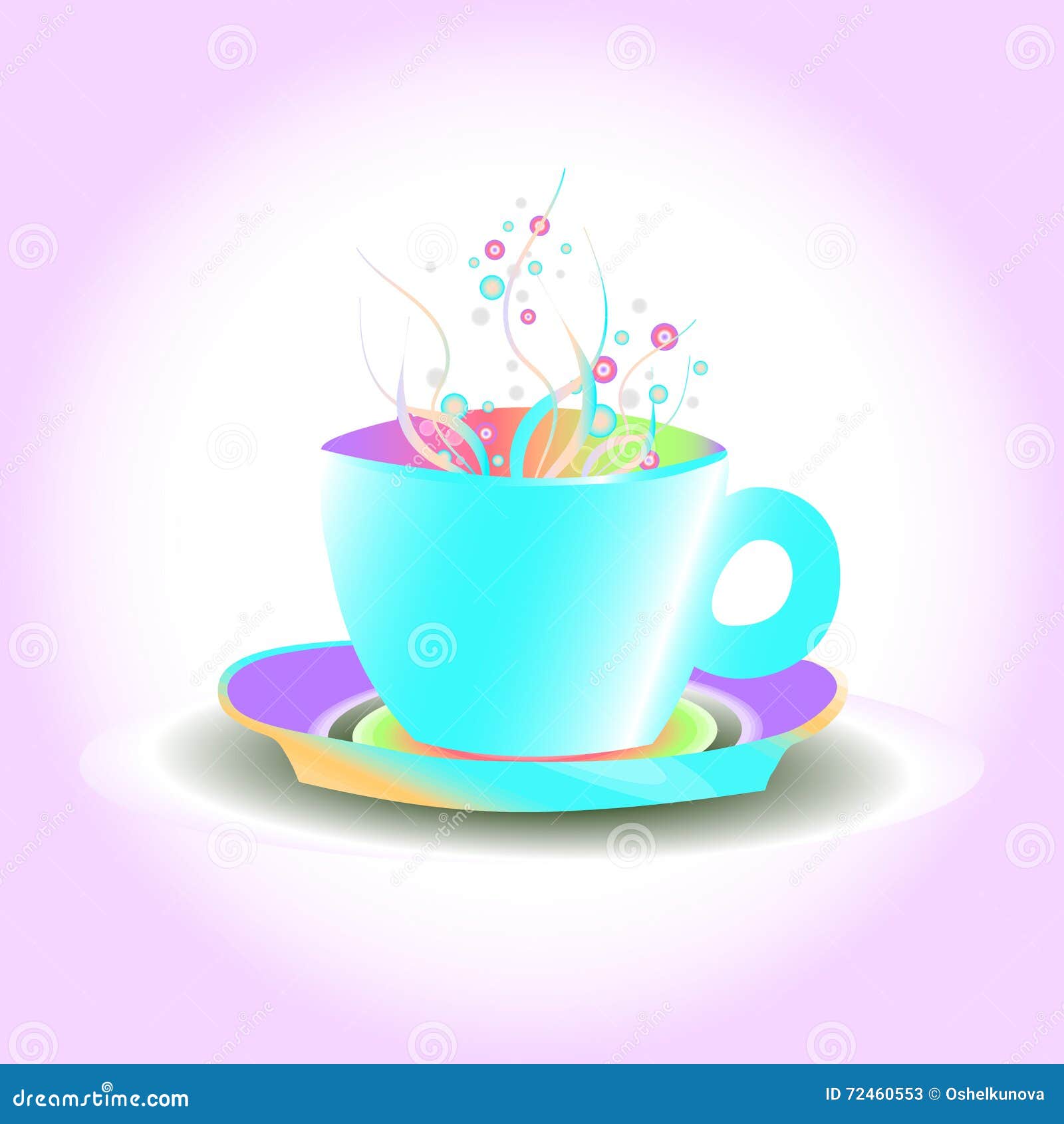 Magic cup, isolated stock vector. Illustration of drink - 72460553
