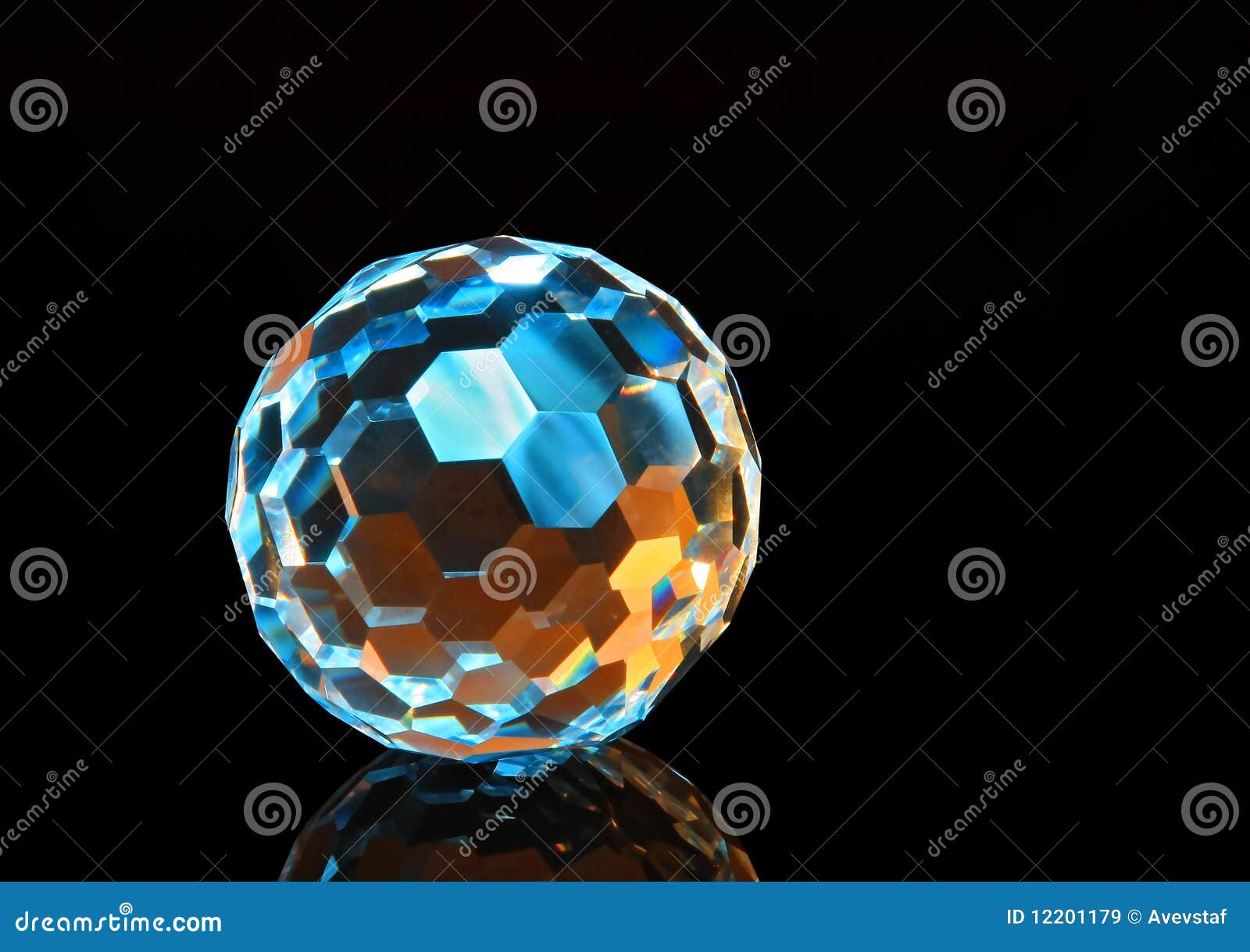 Magic cut crystal sphere 3 stock image. Image of sphere - 12201179