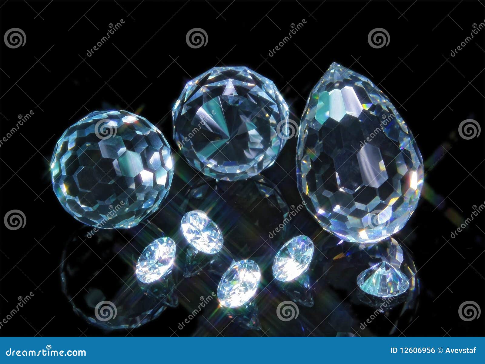 Magic cut crystals stock photo. Image of polyhedron, decoration - 12606956