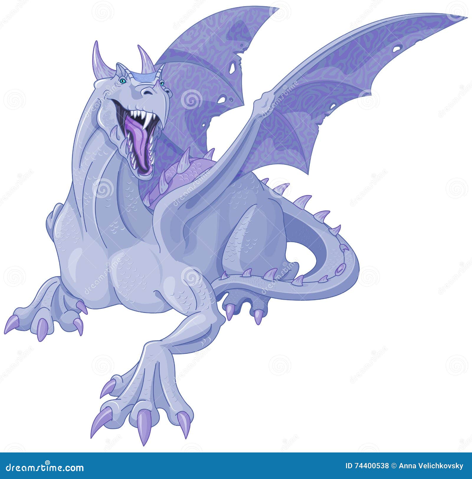 Magic Dragon stock vector. Illustration of mystery, imagination - 74400538