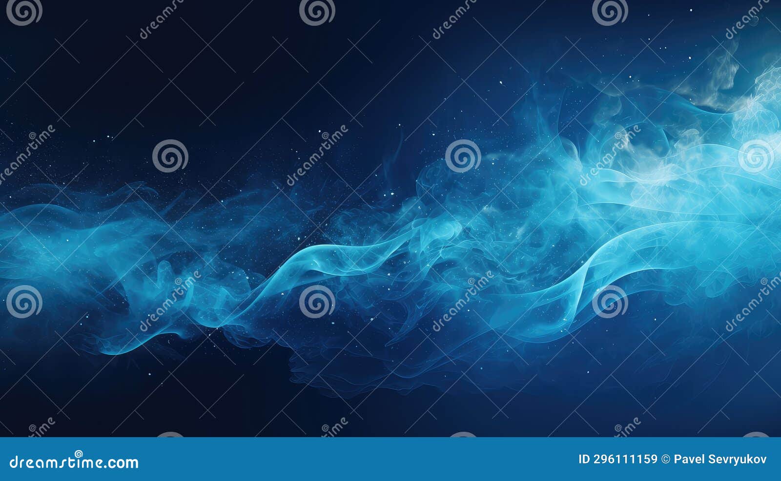 Magic dust blue particles stock illustration. Illustration of bokeh ...