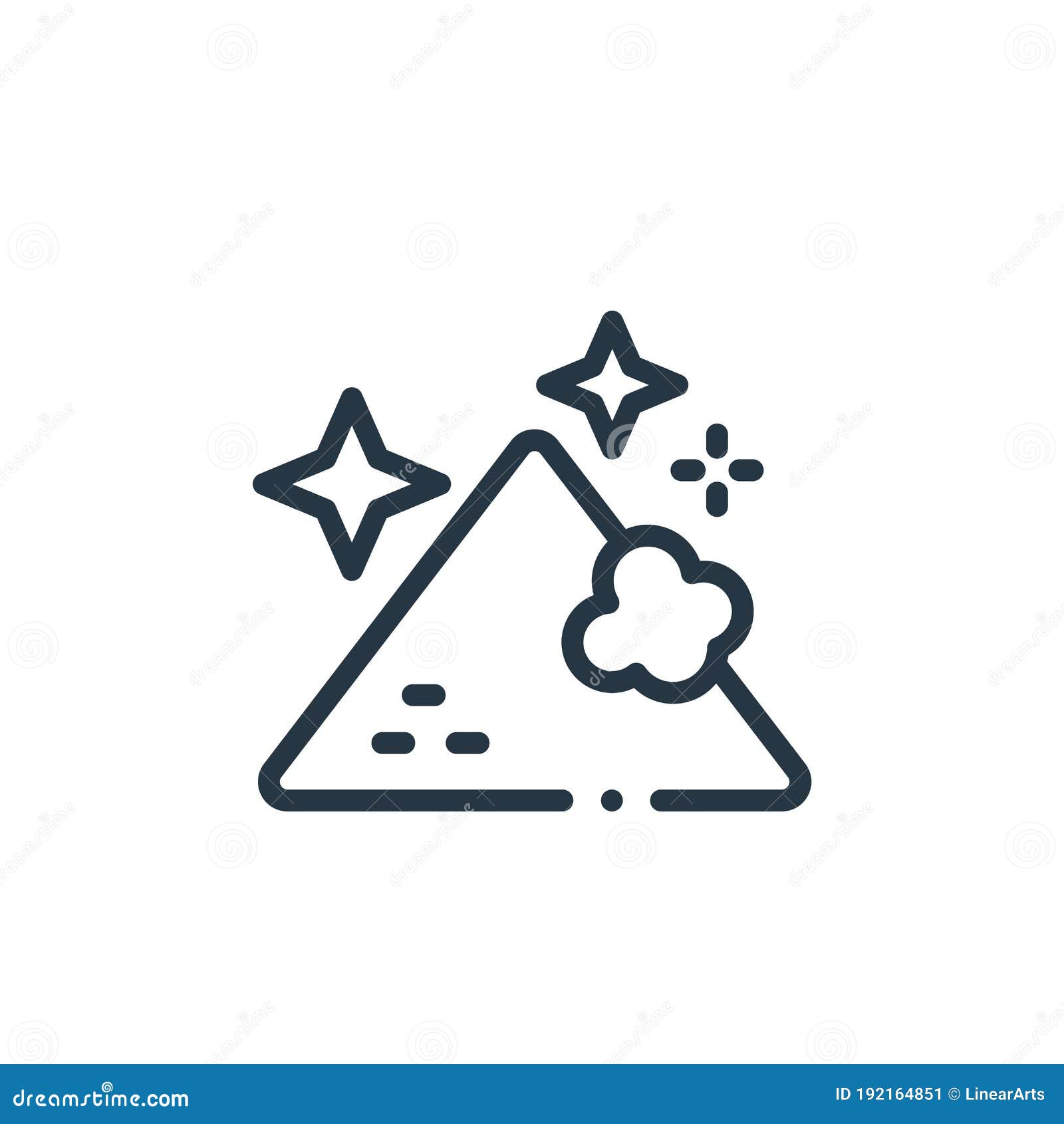 Magic Dust Icon Vector from Magic Concept. Thin Line Illustration of ...