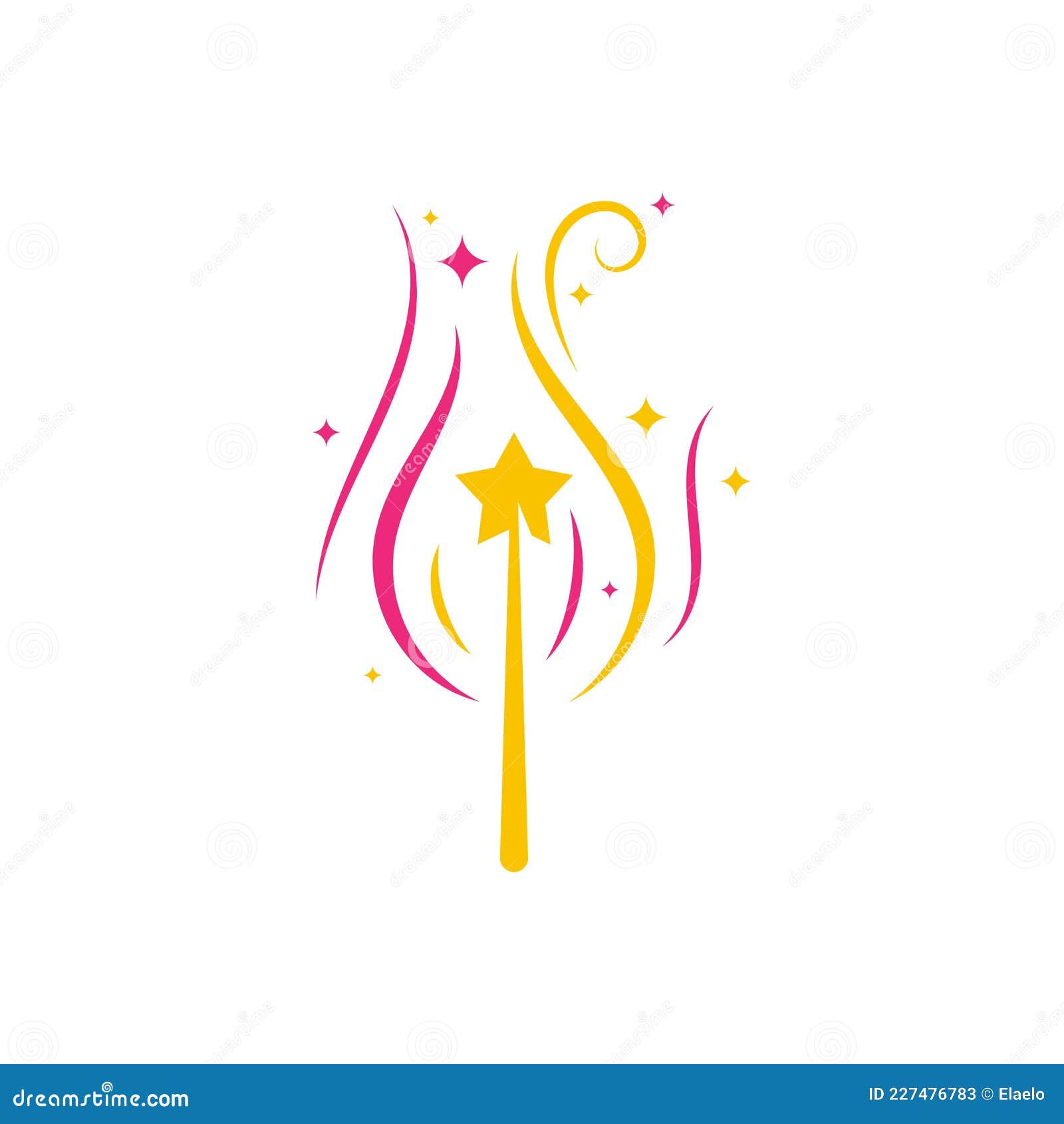 Magic Element Vector Icon Illustration Stock Vector - Illustration of ...