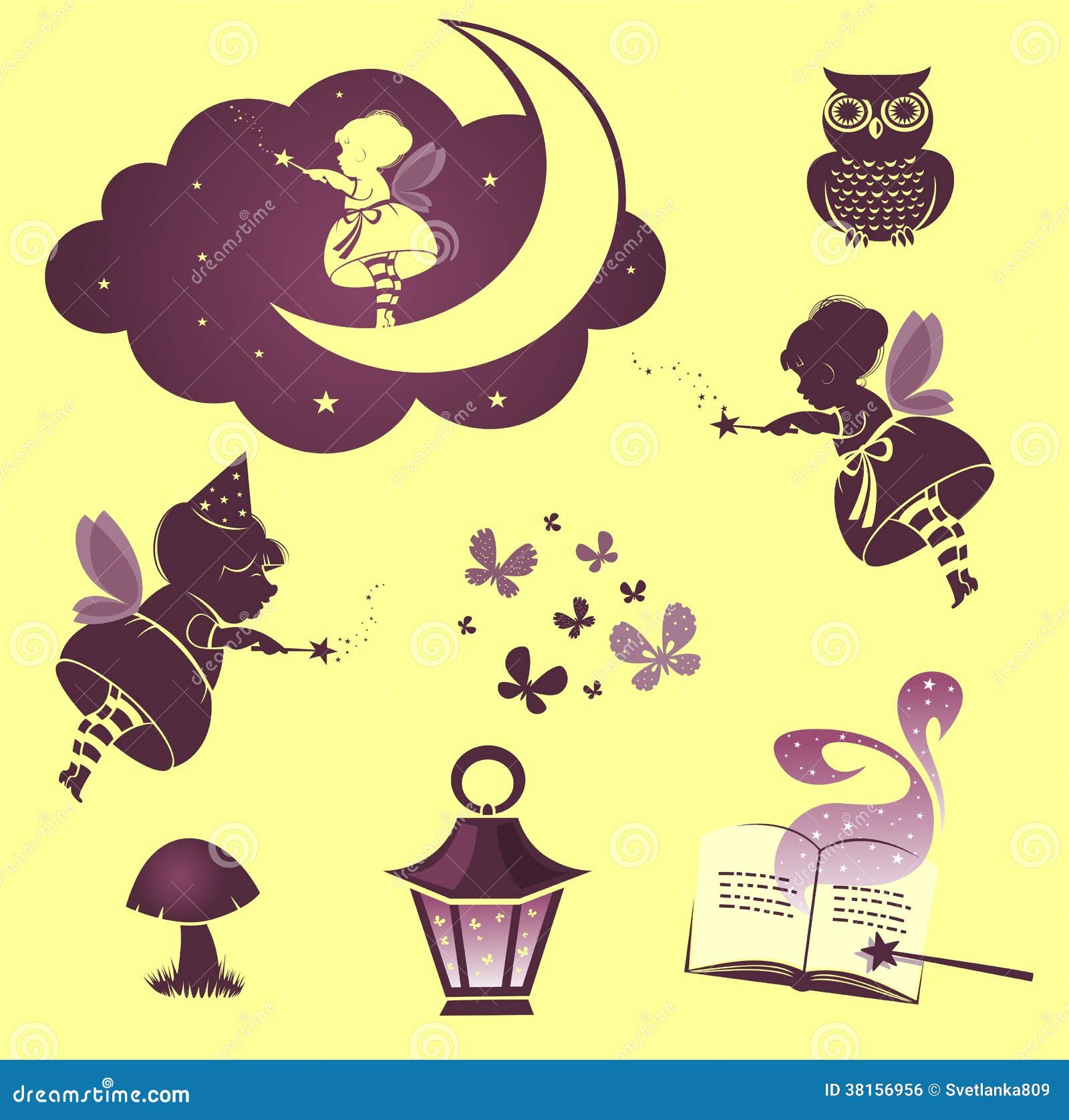 Magic elements stock illustration. Illustration of fantasy - 38156956