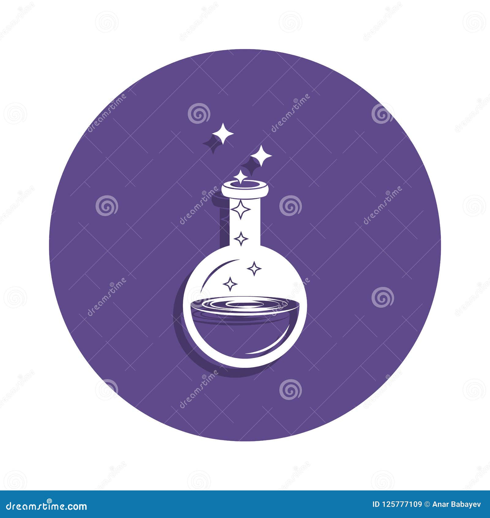 Magic Elixir Icon in Badge Style. One of Magic Collection Icon Can Be ...