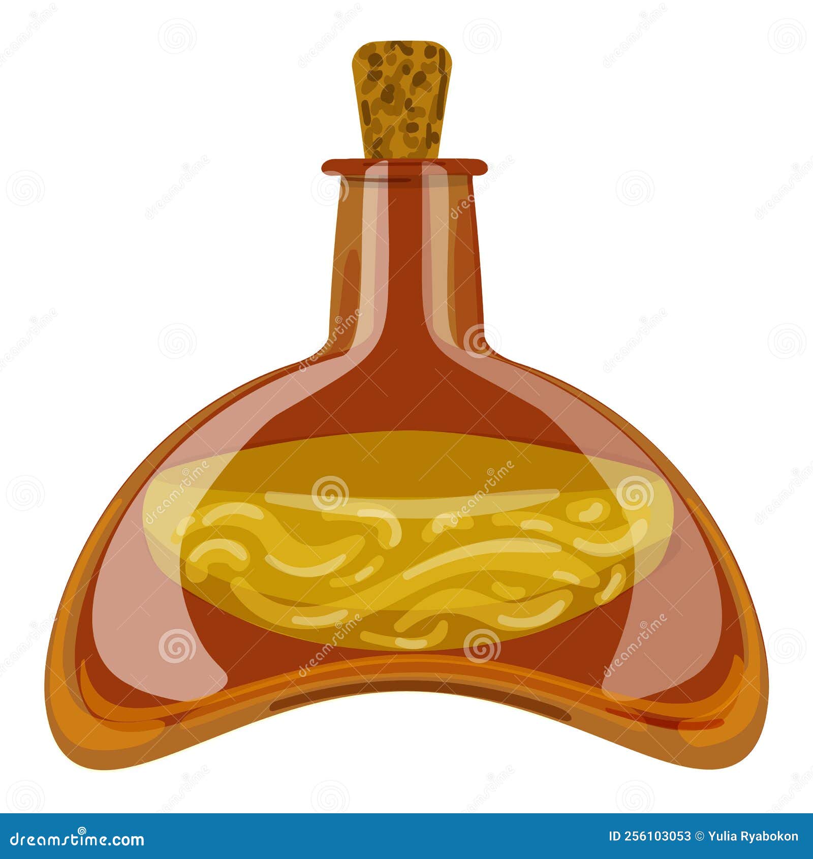 Magic Elixir Icon Cartoon Vector. Game Bottle Stock Vector ...