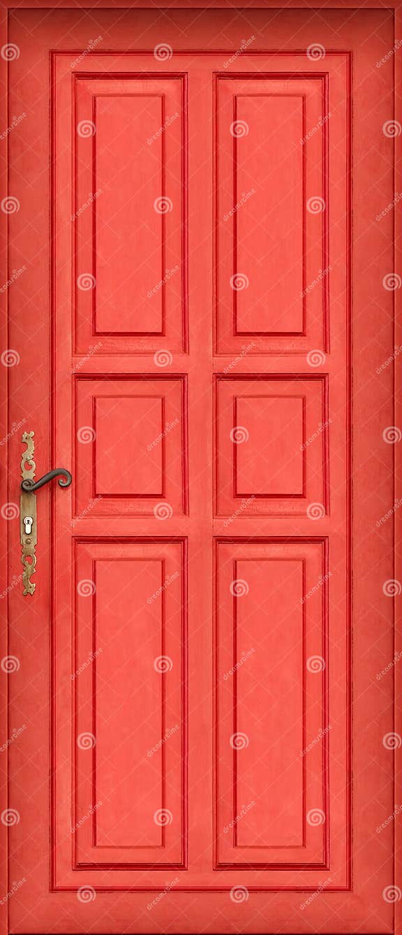 Magic entire red door stock image. Image of fancy, black - 2148715