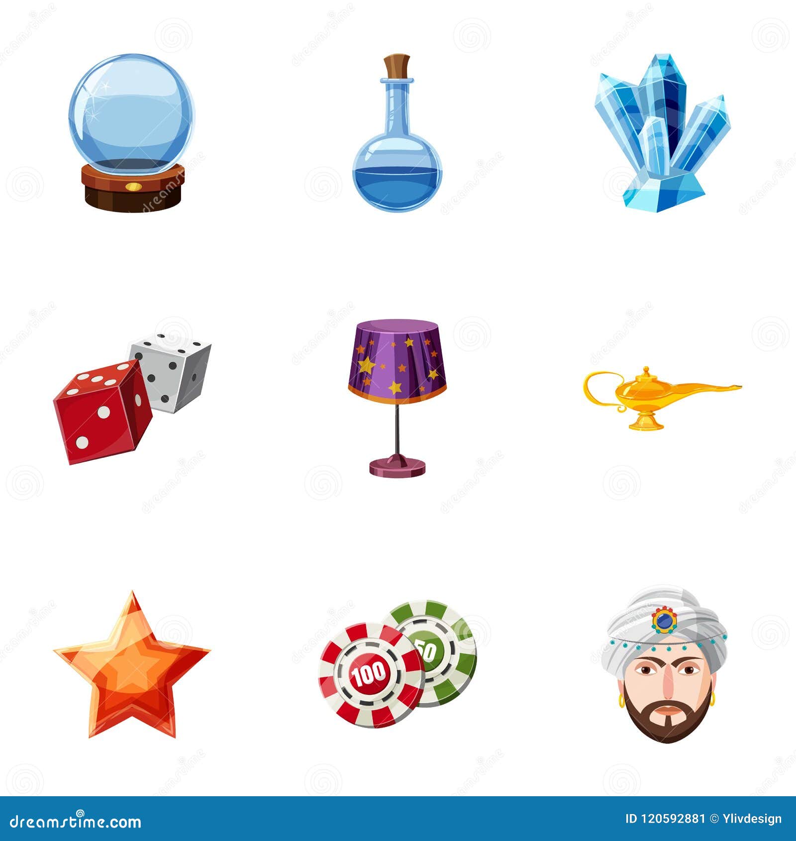 Magic Equipment Icons Set, Cartoon Style Stock Vector - Illustration of ... Magic Equipment Icons Set, Cartoon Style Stock Vector - Illustration of ...