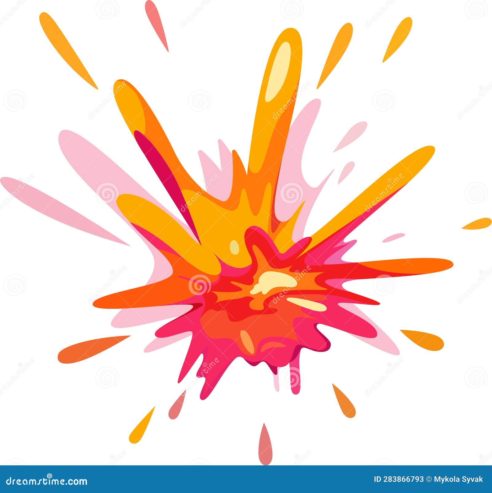 Magic Explosion Game Boom stock vector. Illustration of blast - 283866793